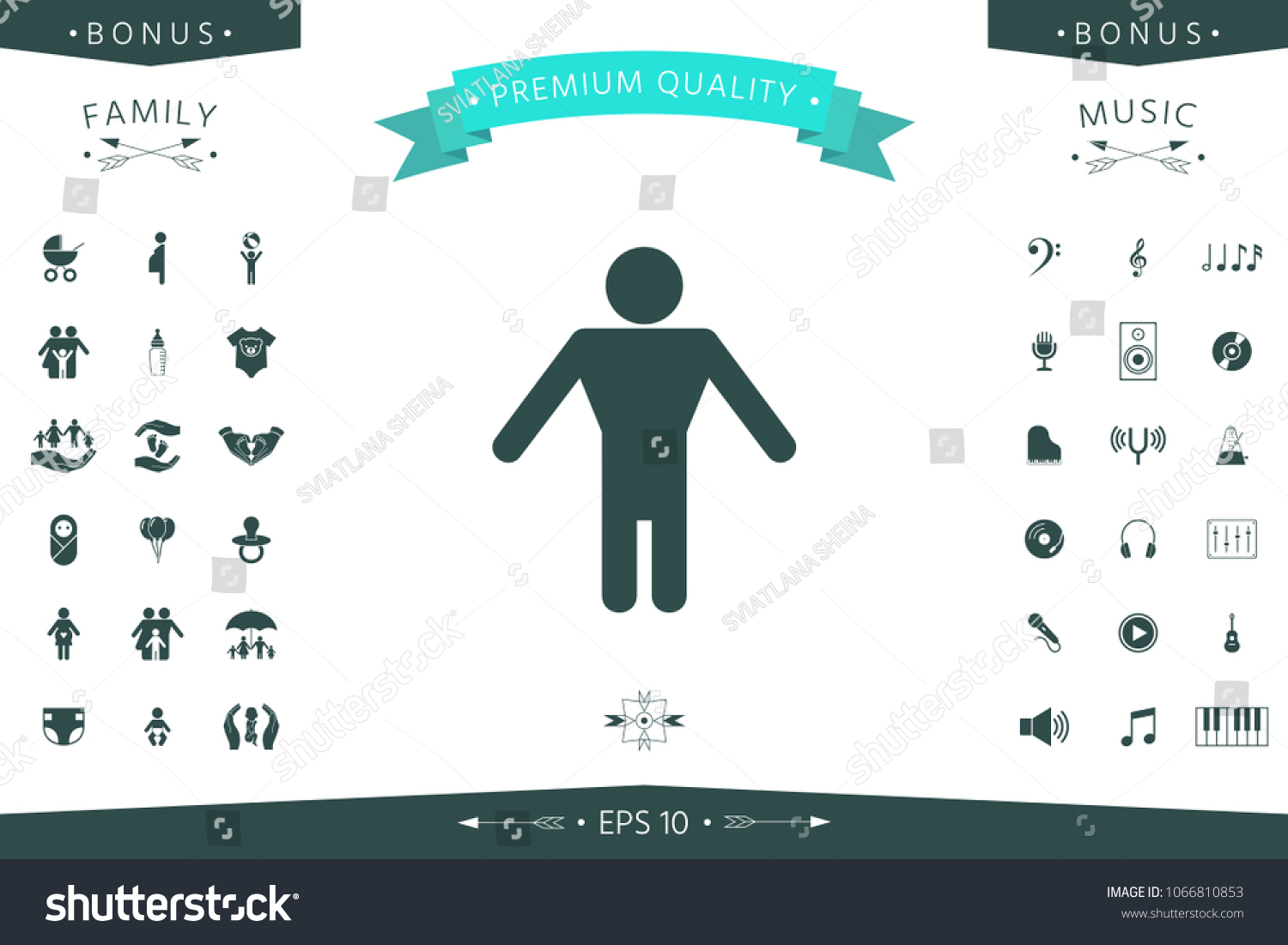 Man Icon Symbol: เวกเตอร์สต็อก (ปลอดค่าลิขสิทธิ์) 1066810853 | Shutterstock