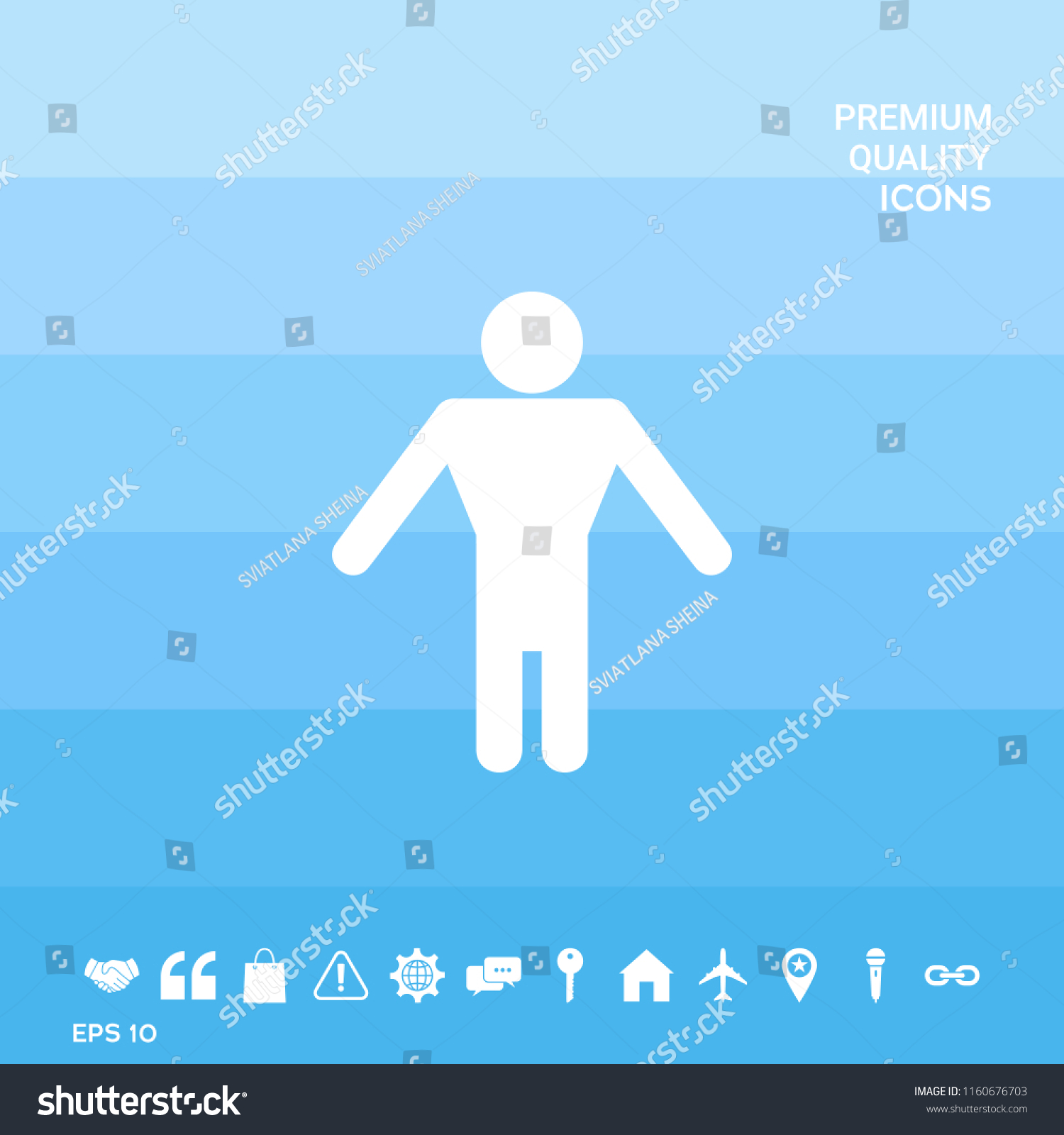 Man Icon Symbol Stock Vector (Royalty Free) 1160676703 | Shutterstock