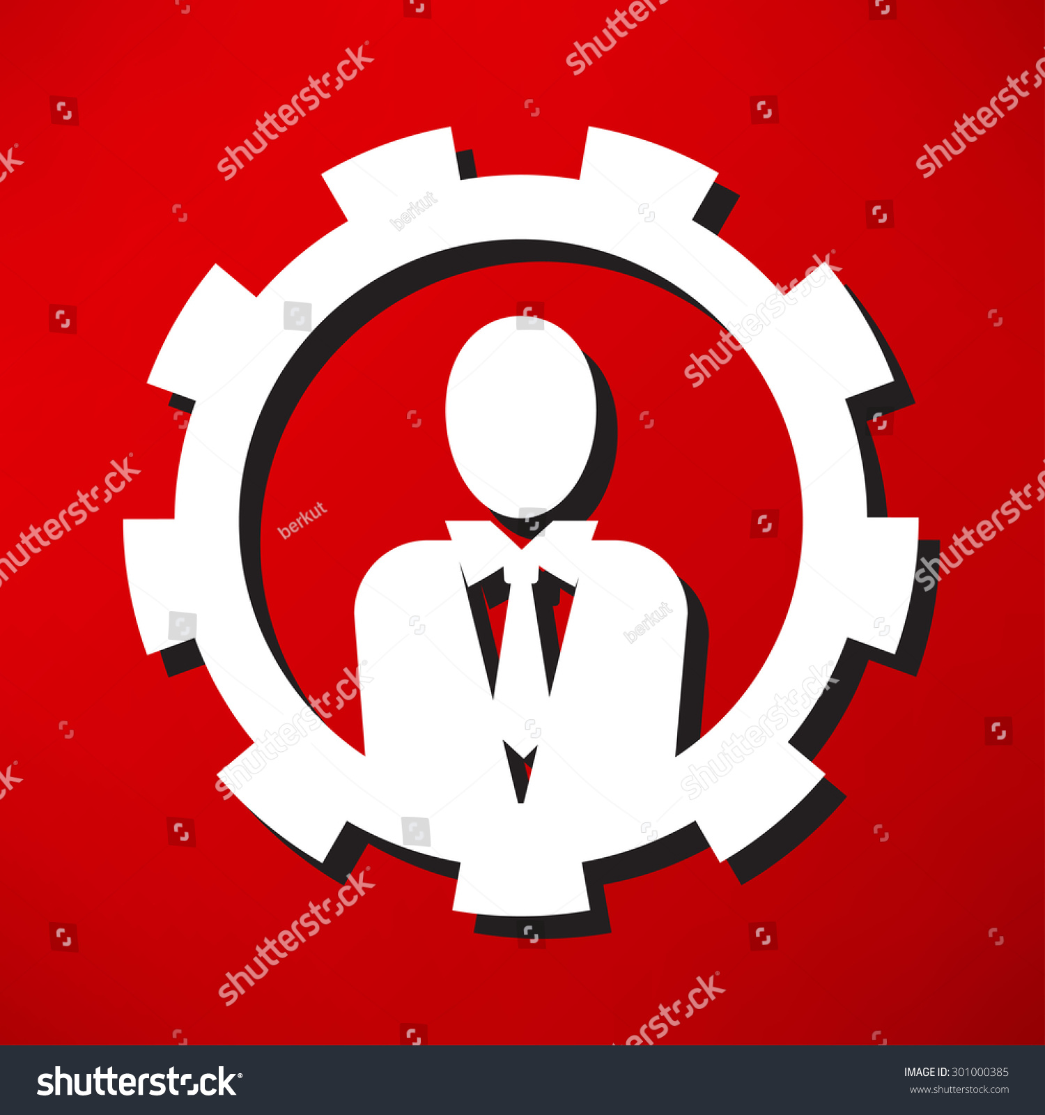 Man Manager Icon Stock Vector (Royalty Free) 301000385 | Shutterstock