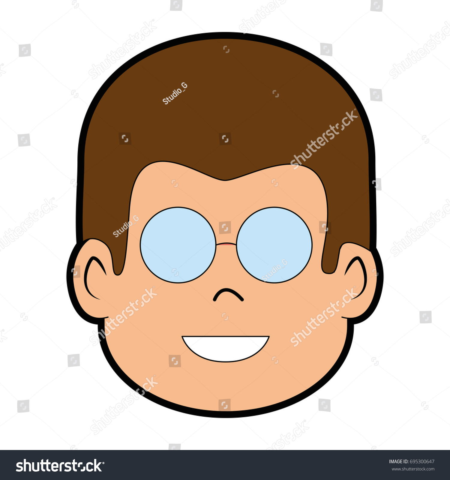 Man Profile Cartoon Stock Vector (Royalty Free) 695300647 | Shutterstock