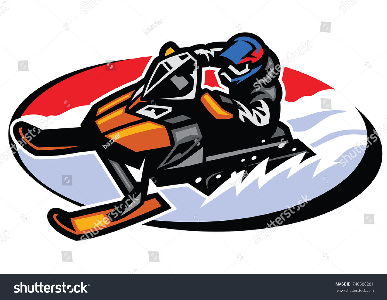 Sled-rider Images, Stock Photos & Vectors | Shutterstock