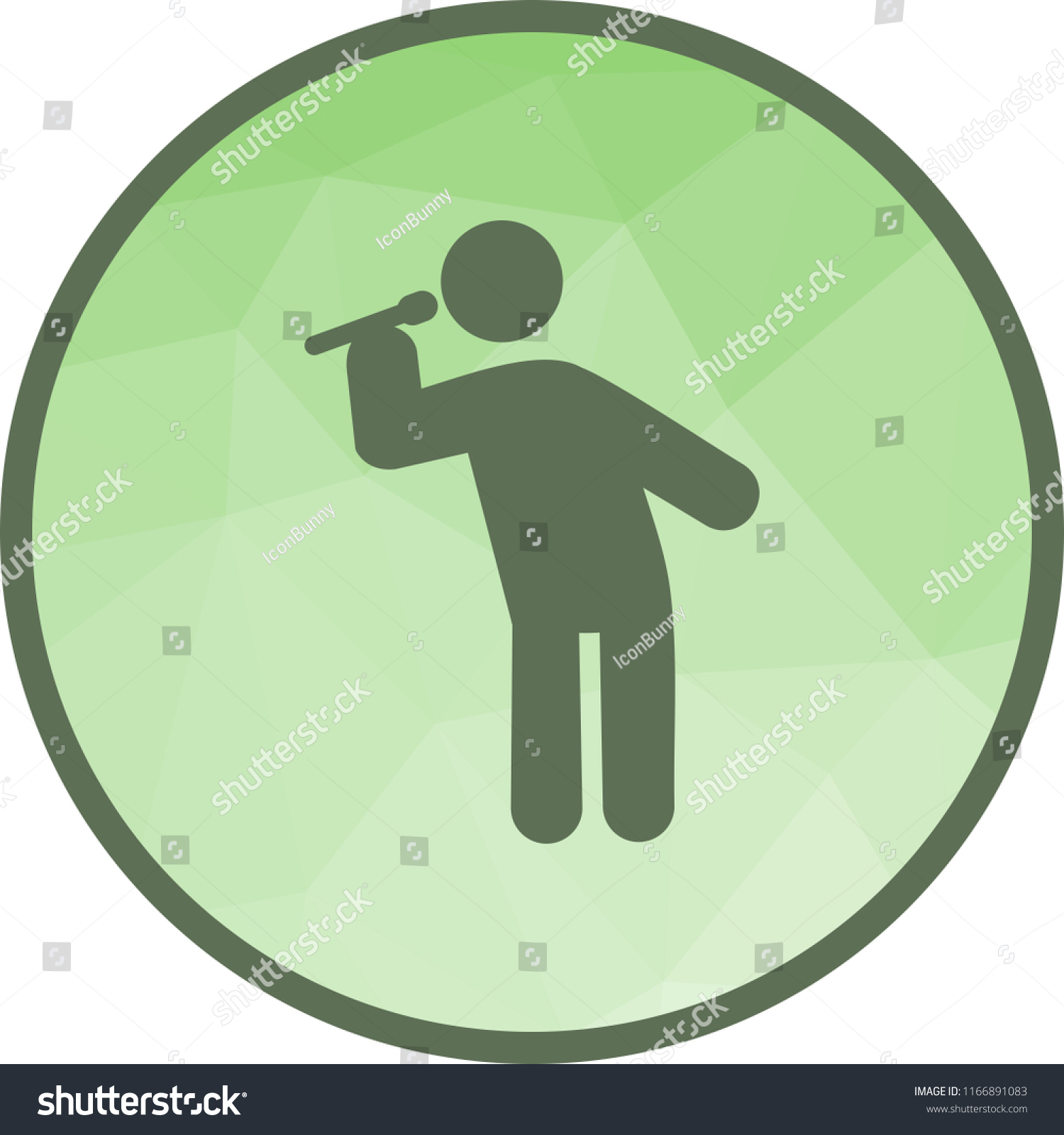 Man Singing Icon Stock Vector (Royalty Free) 1166891083 | Shutterstock
