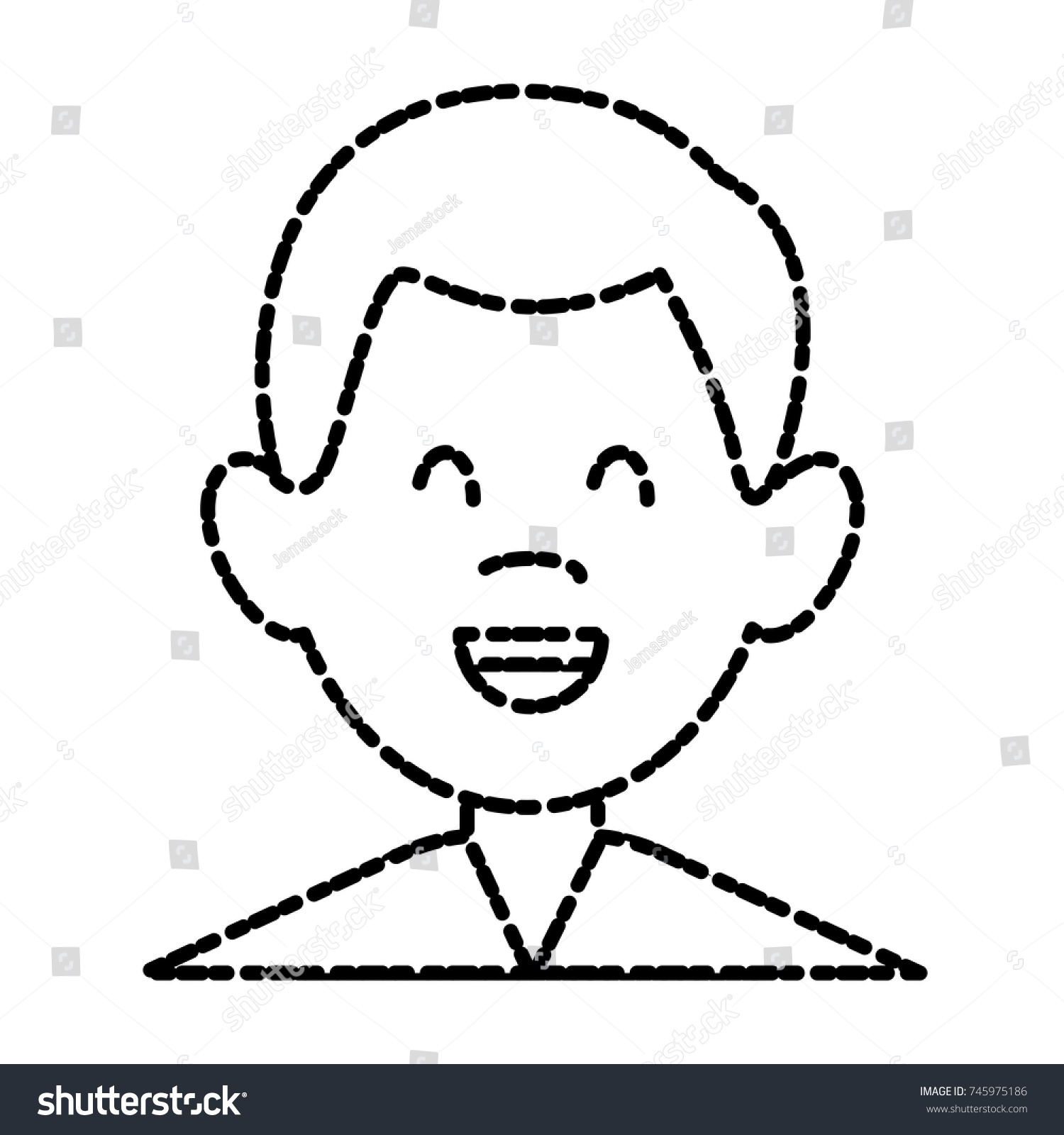 Man Smiling Cartoon Stock Vector (Royalty Free) 745975186 | Shutterstock