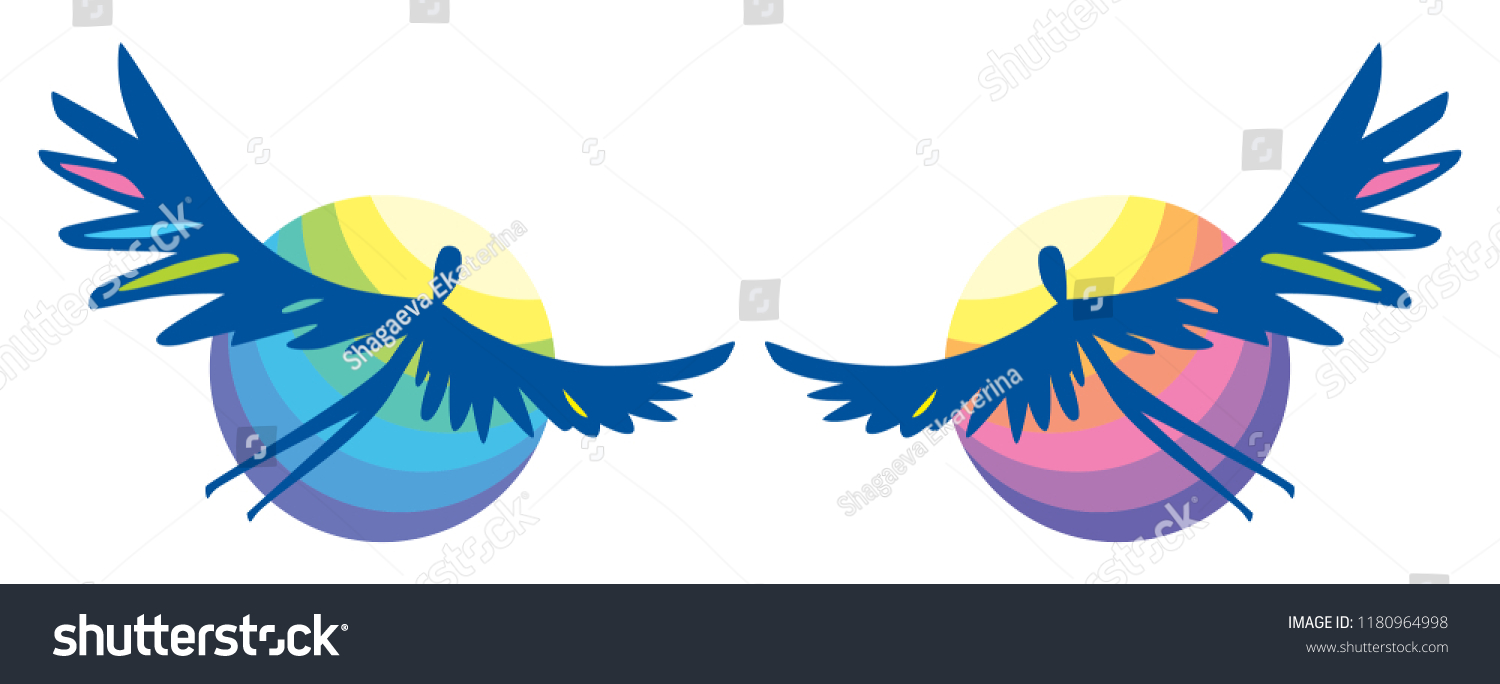 Man Wings Icon Vector Illustration Stock Vector (Royalty Free ...