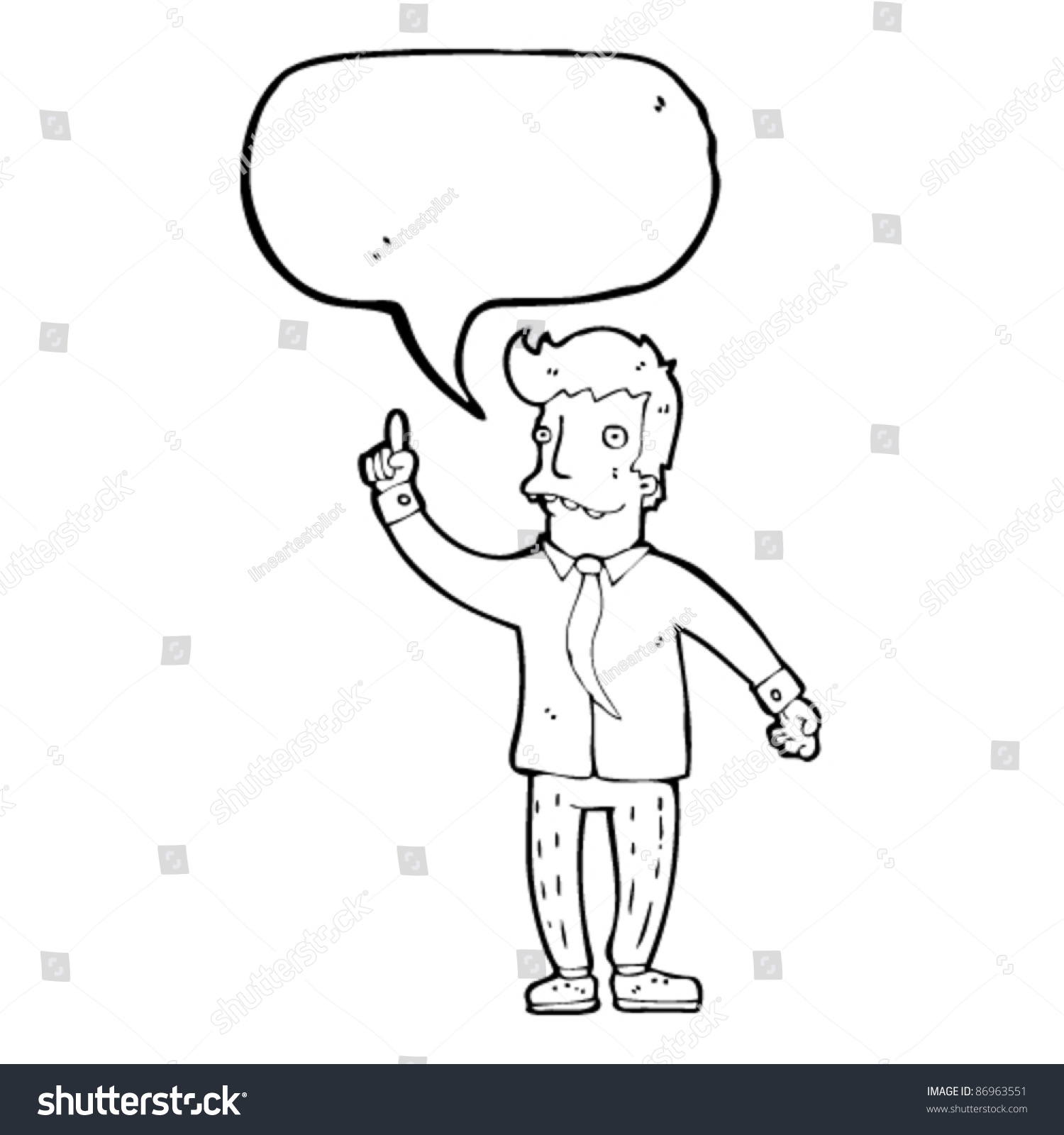 Man Plan Cartoon Stock Vector (Royalty Free) 86963551 | Shutterstock