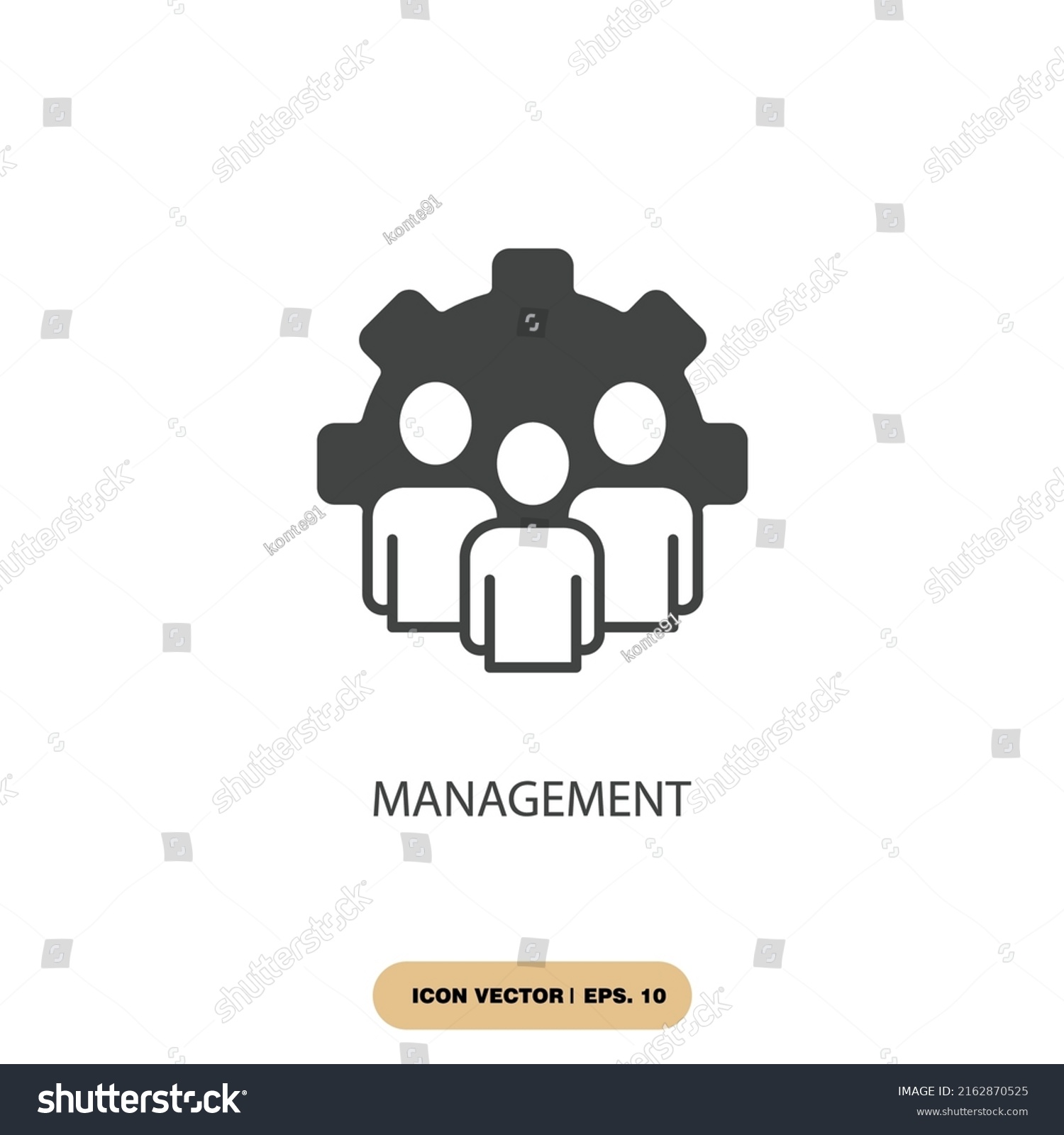 Management Icons Symbol Vector Elements Infographic Stock Vector ...