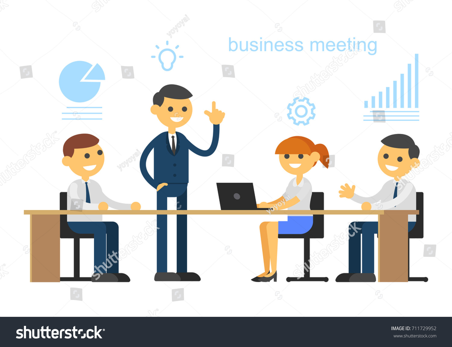 Manager Staff Vector Stock Vector (Royalty Free) 711729952 - Shutterstock