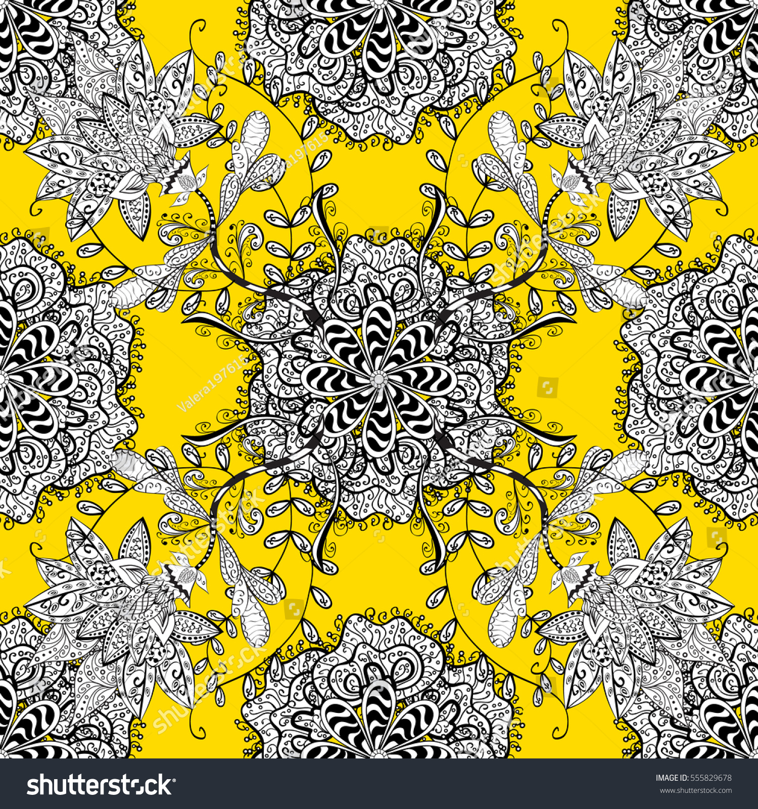 Mandalas Background Vector Illustration Texture Colorful Stock Vector ...