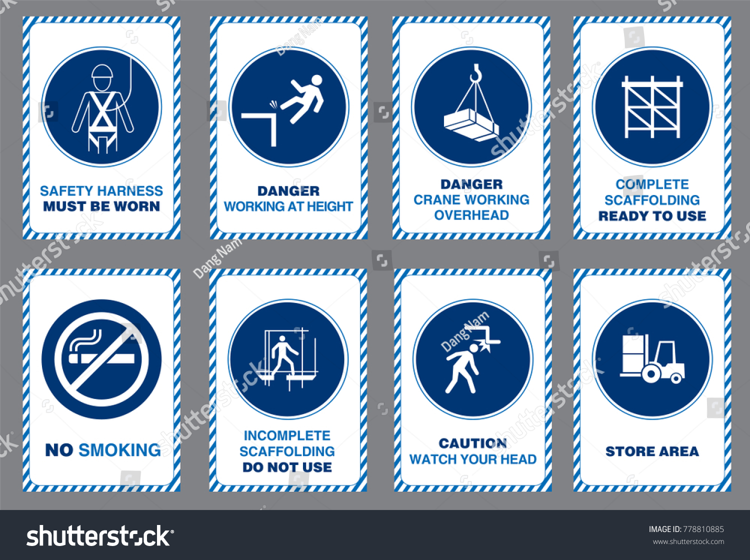 Mandatory Signs Construction Health Safety Sign: เวกเตอร์สต็อก (ปลอดค่า ... Mandatory Signs Construction Health Safety Sign: เวกเตอร์สต็อก (ปลอดค่า ...