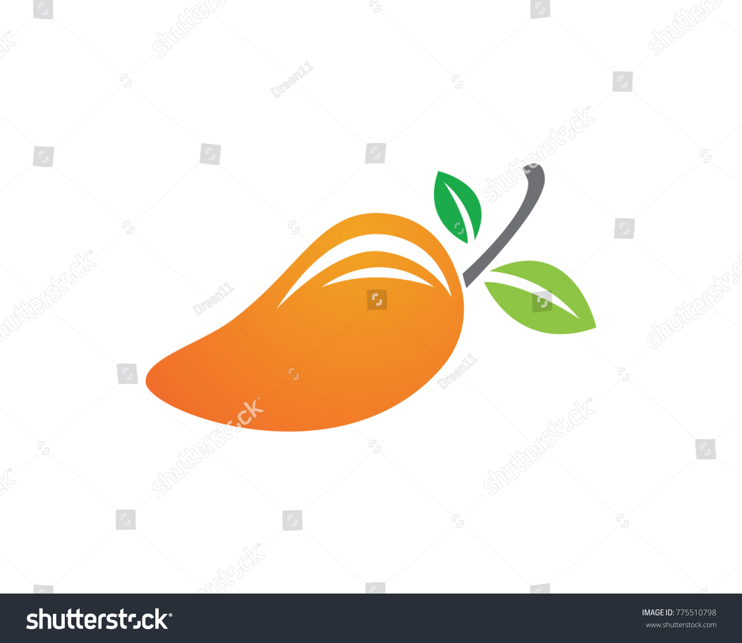 Mango Symbols Logo Stock Vector (Royalty Free) 775510798 | Shutterstock
