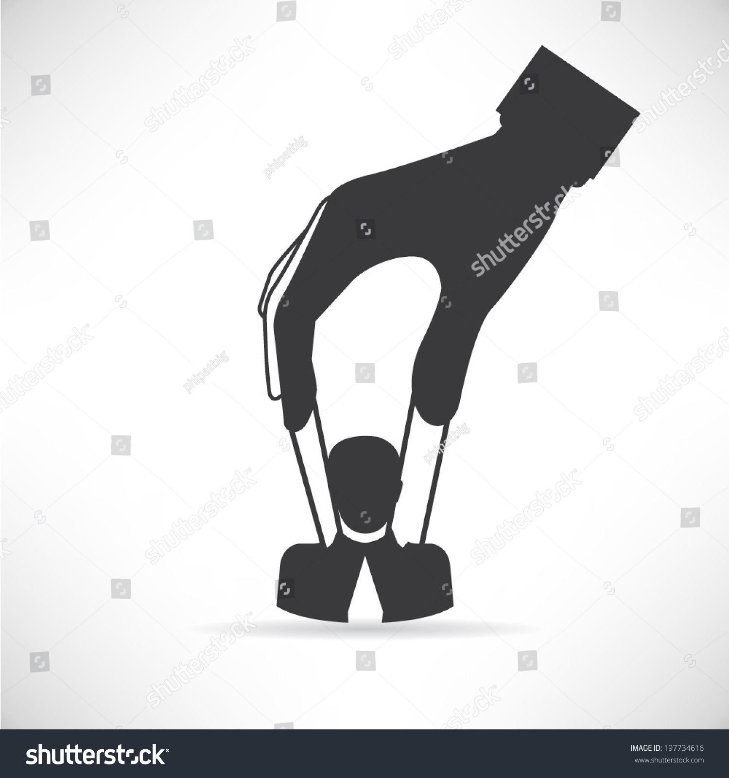 Manpower Management Human Resource Management Stock Vector (Royalty ...