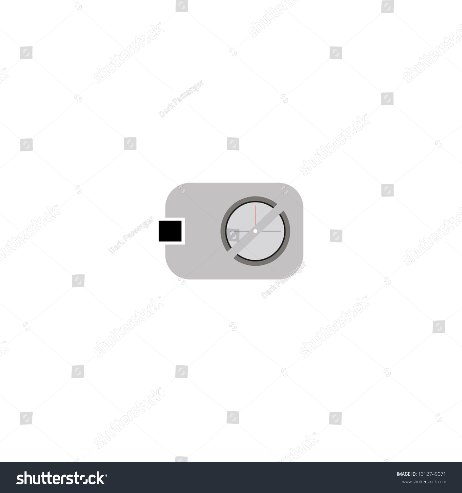 Manual Clinometer Icon Stock Vector (Royalty Free) 1312749071