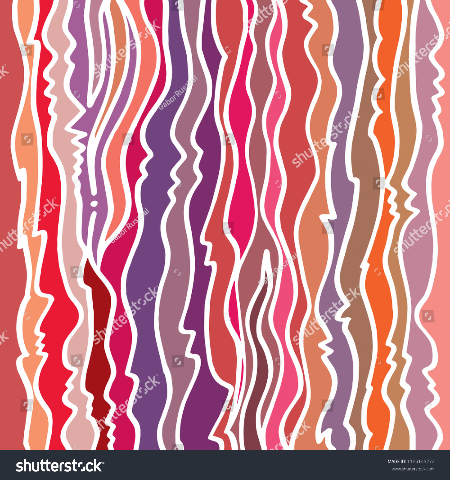 Manually Drawn Vertical Marker Marks Turned: vector de stock (libre de ...