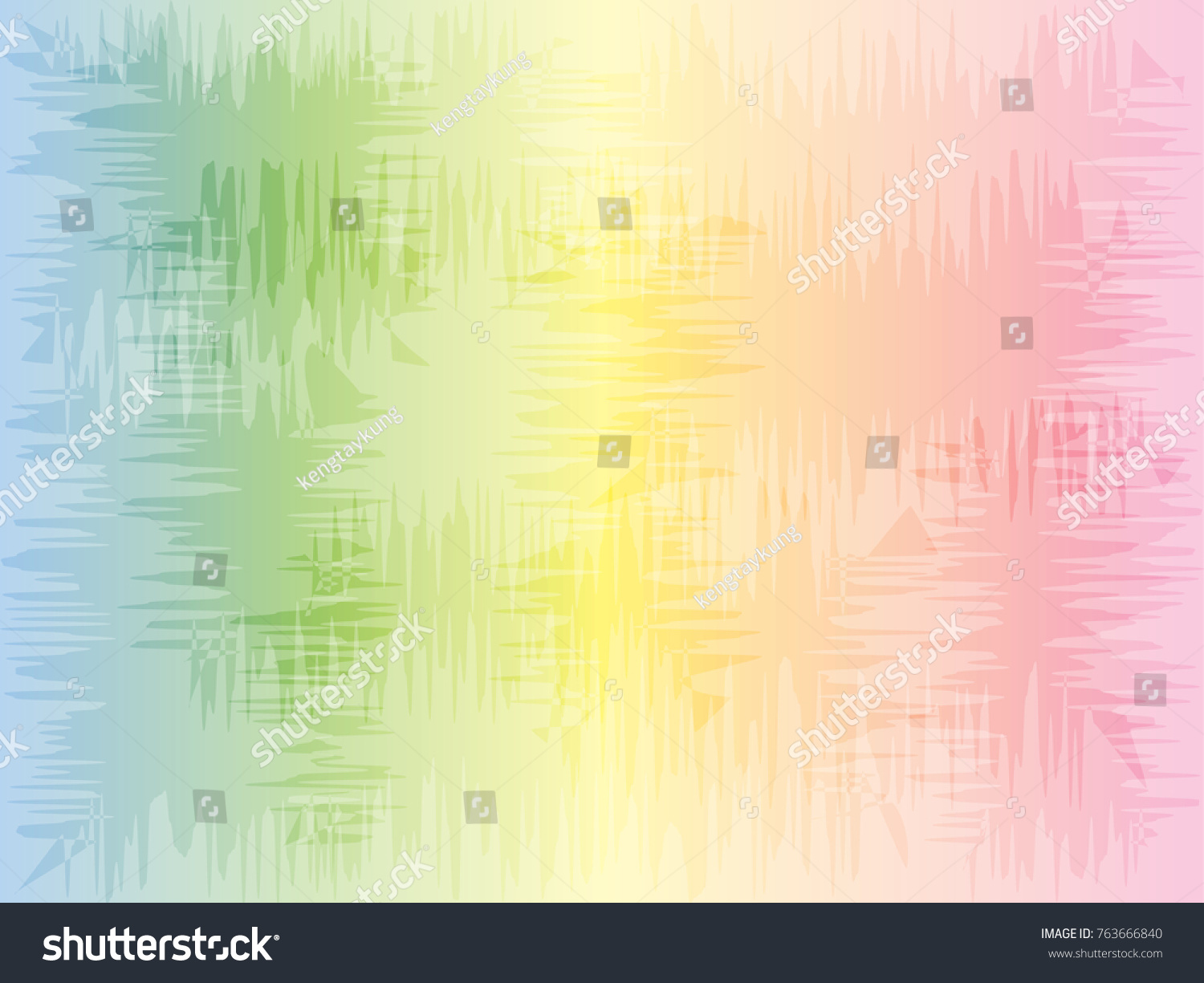 Many Rectangular Rough Rainbow Color Background Stock Vector (Royalty ...