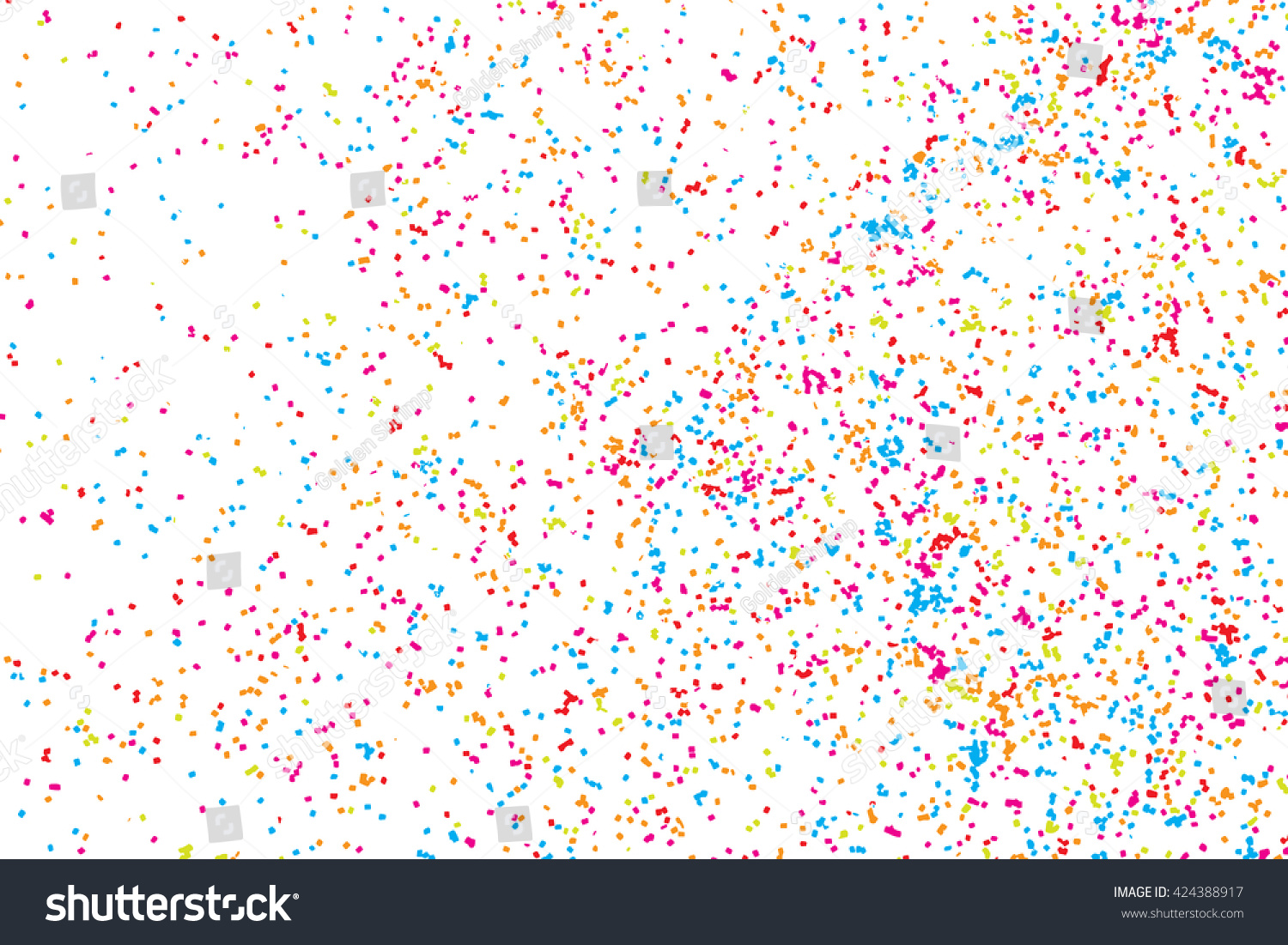 Many Round Random Tiny Glitter Pieces Stock Vector (Royalty Free ...