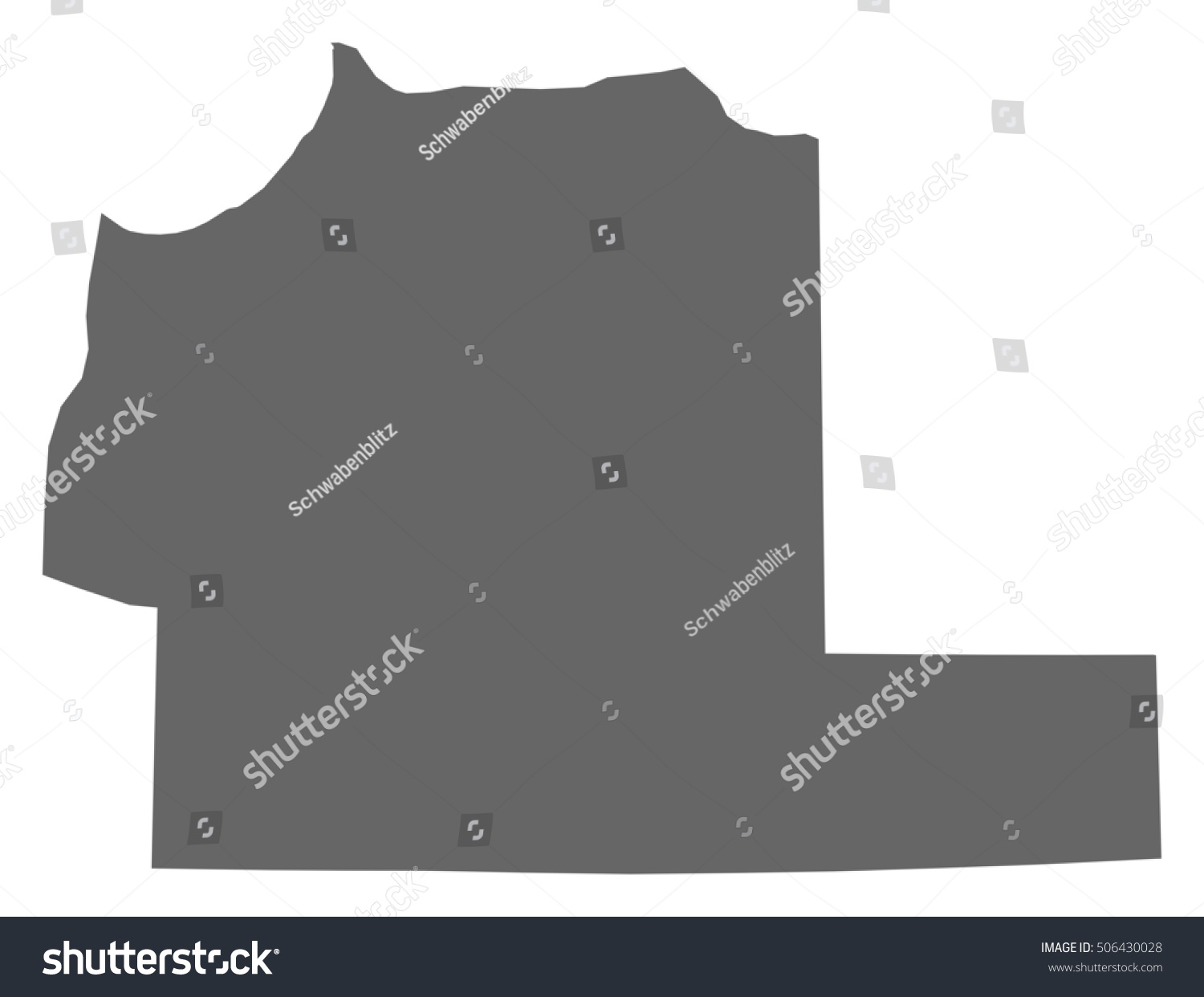 Map Al Wahat Libya Stock Vector (Royalty Free) 506430028