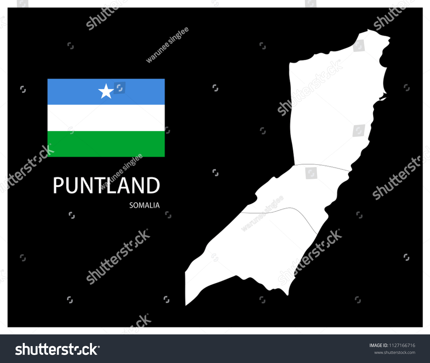 Map National Flag Puntland Somaliamap Puntland Stock Vector (Royalty ... Map National Flag Puntland Somaliamap Puntland Stock Vector (Royalty ...