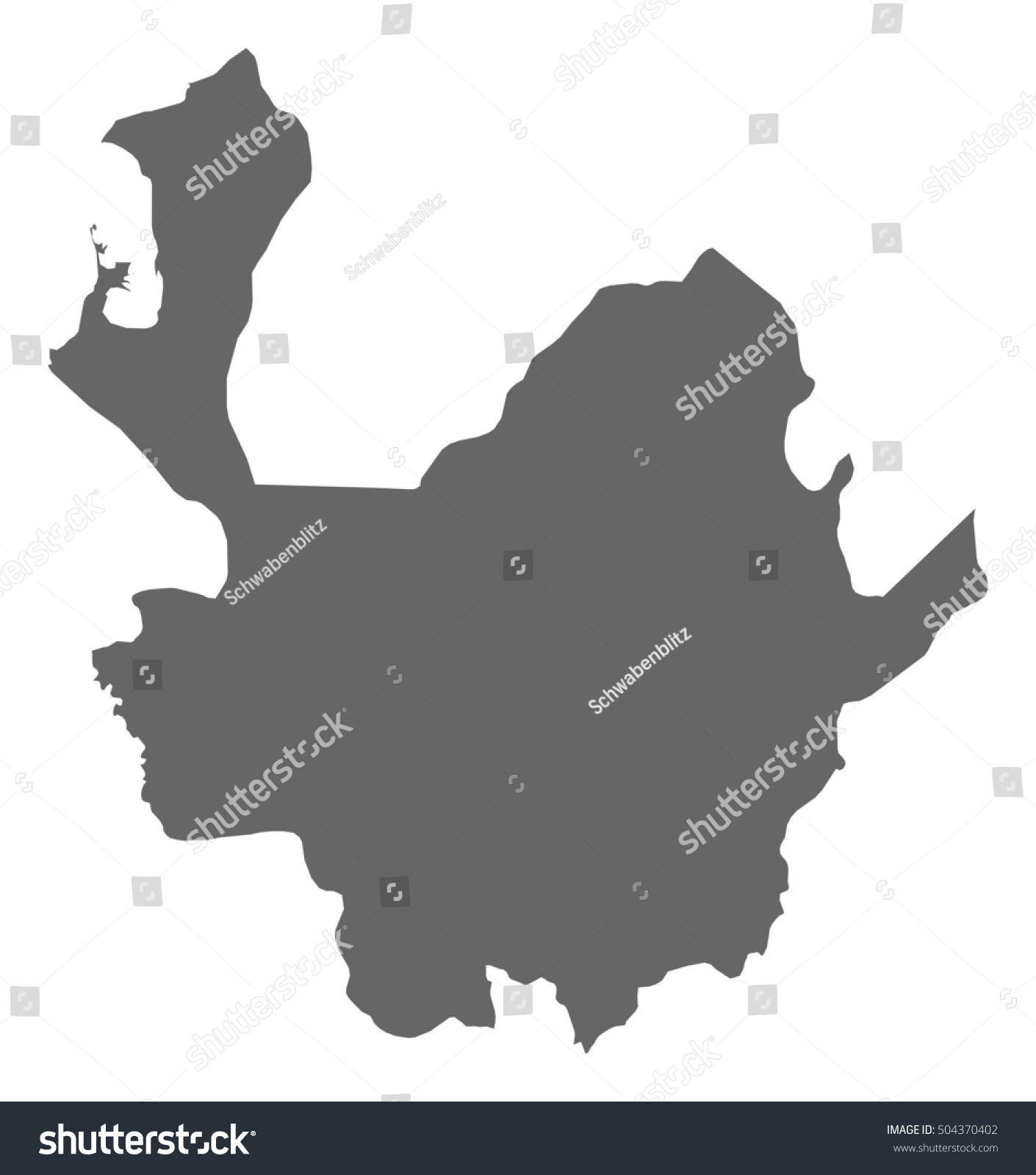 Map Antioquia Colombia: vector de stock (libre de regalías) 504370402 ...