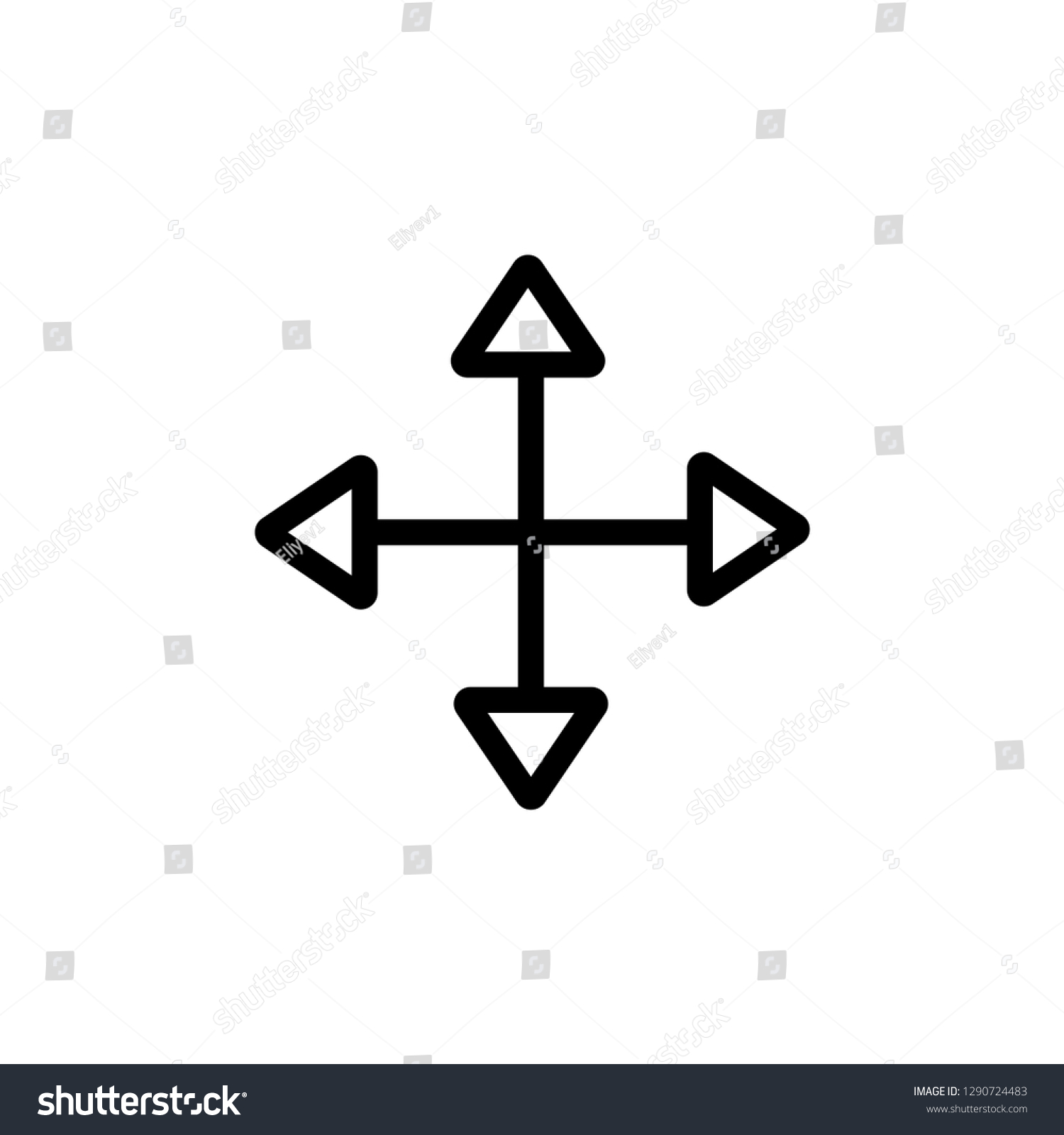 Map Arrow Icon Location Sign: เวกเตอร์สต็อก (ปลอดค่าลิขสิทธิ์ ...