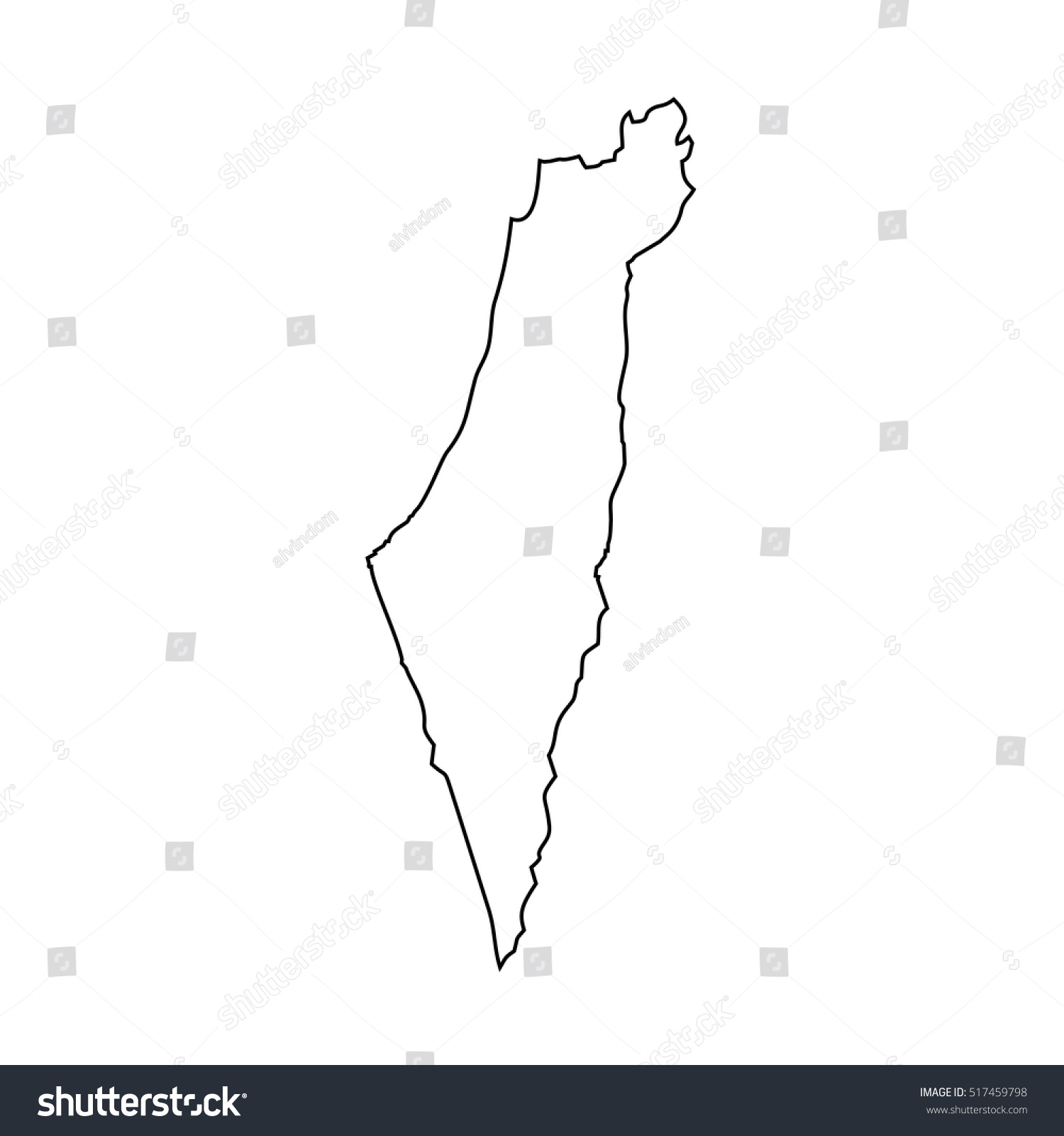 11,556 Israel outline Images, Stock Photos & Vectors | Shutterstock