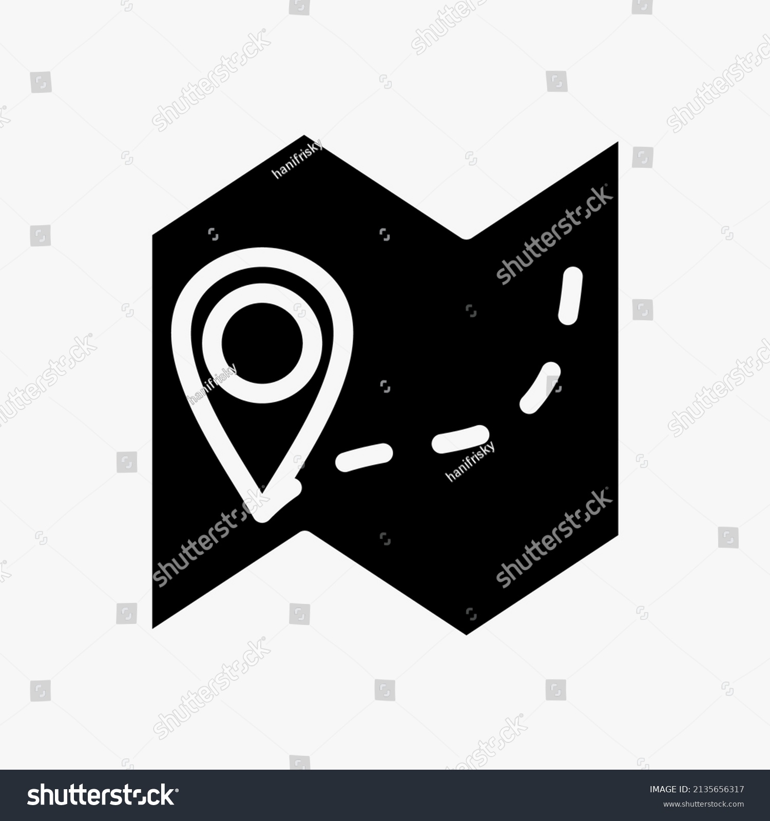 Map Icon Location Pin Google Maps Stock Vector (Royalty Free ...