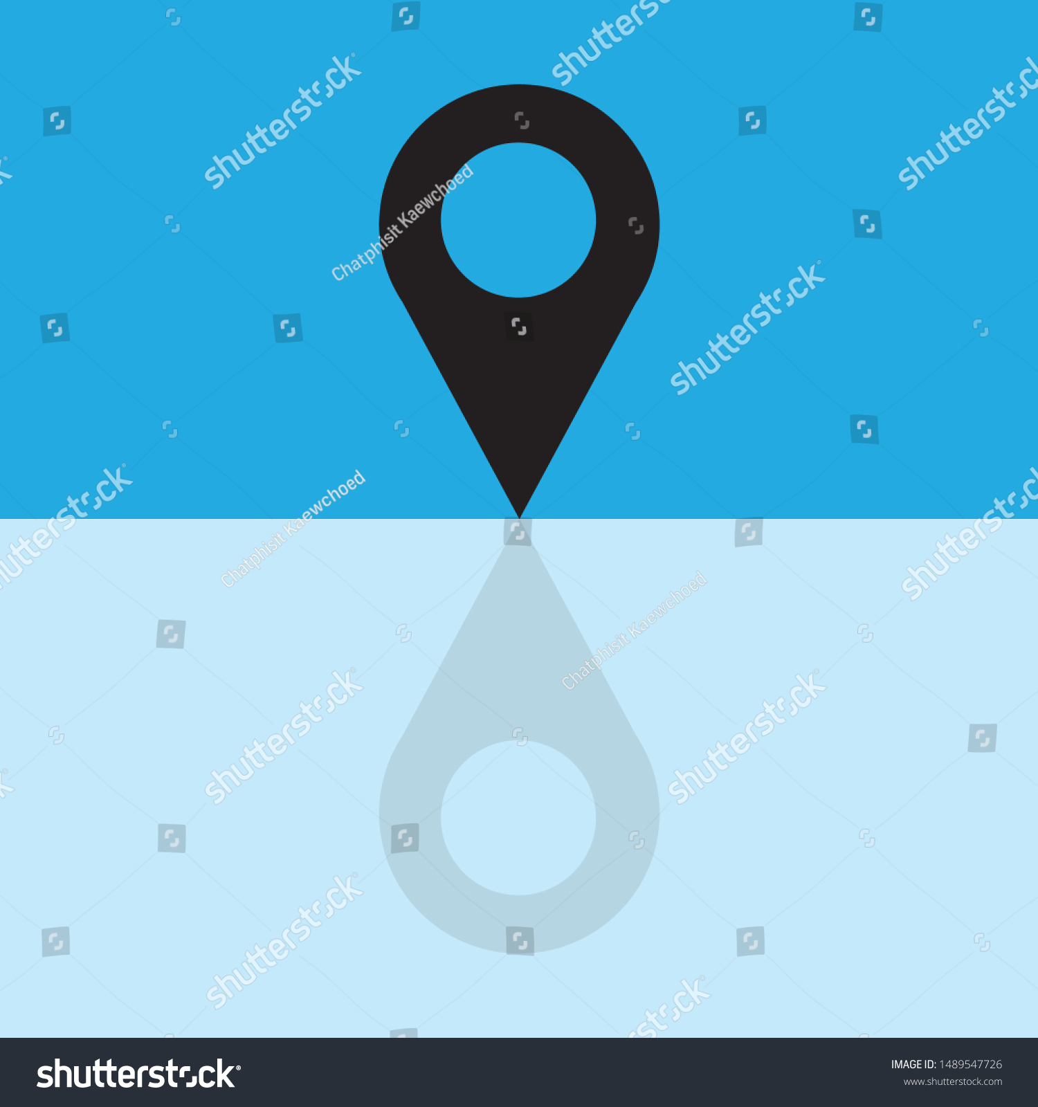 Map Landmark Location Checkin Vector Stock Vector (Royalty Free ...