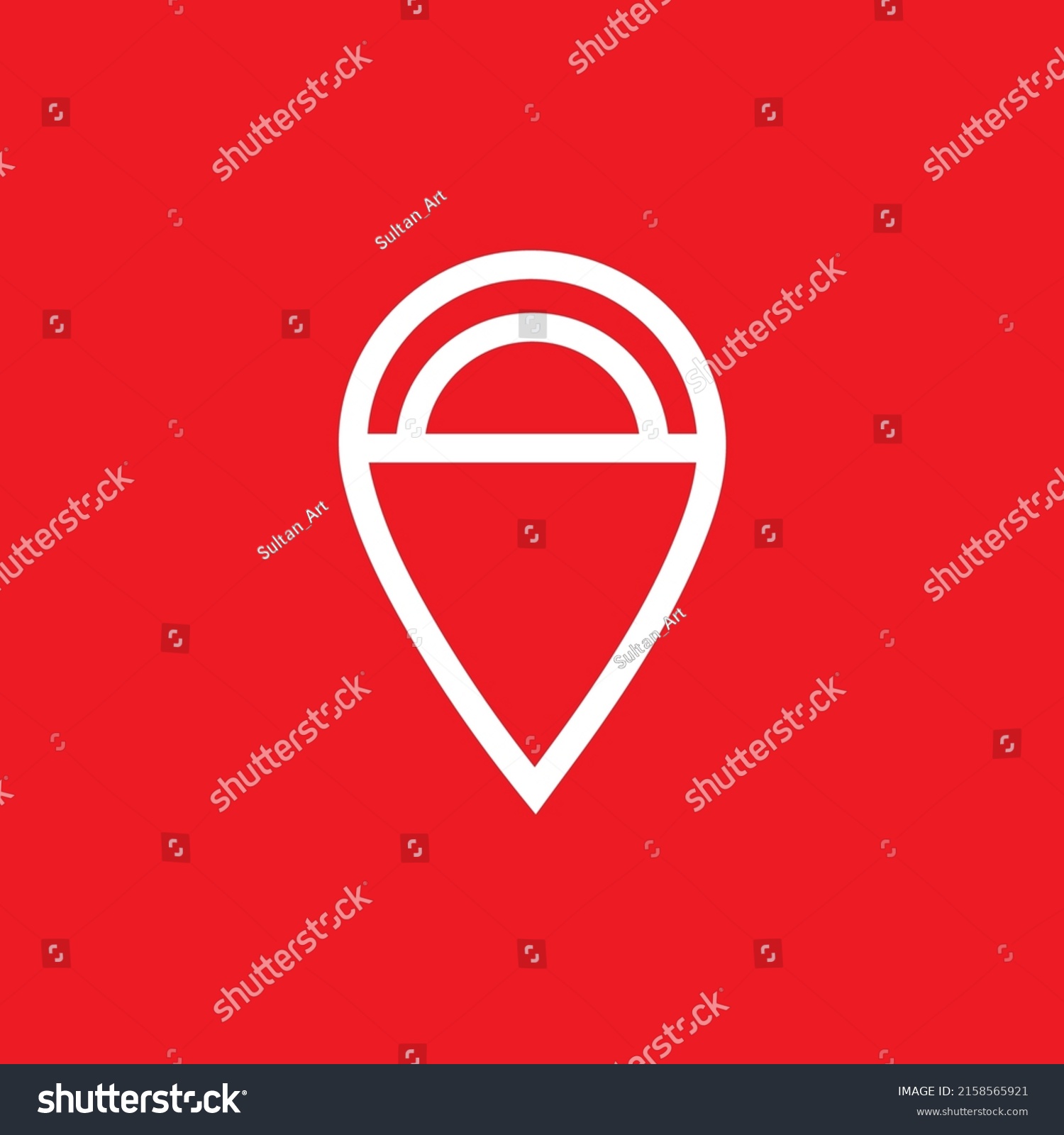 Map Logo Icon Shape Stock Vector (Royalty Free) 2158565921 | Shutterstock