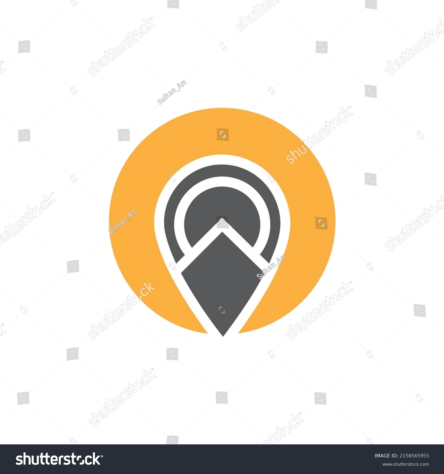Map Logo Icon Shape Stock Vector (Royalty Free) 2158565955 | Shutterstock