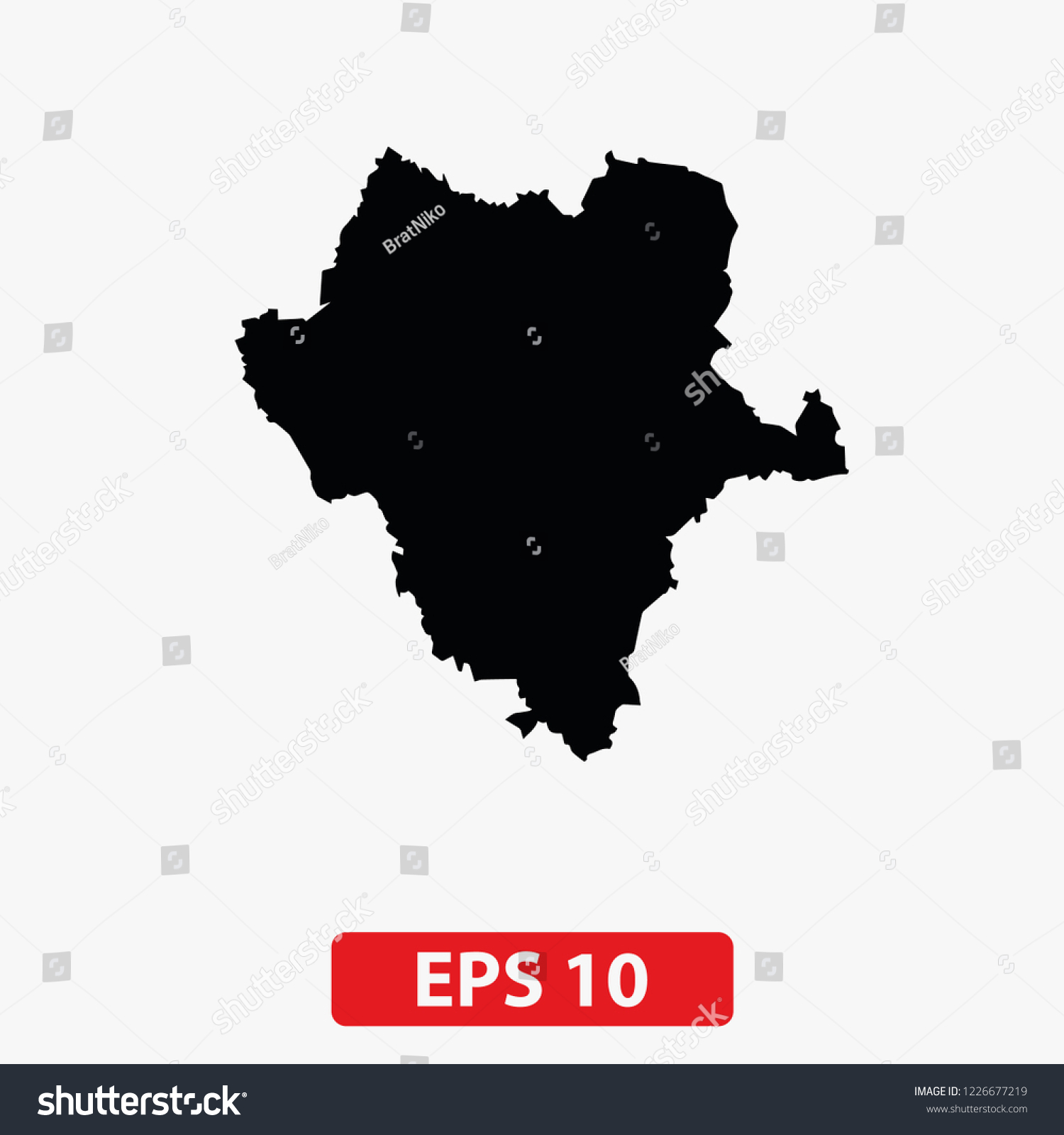 Vektor Stok Map Durango Mexico Vector (Tanpa Royalti) 1226677219 ...