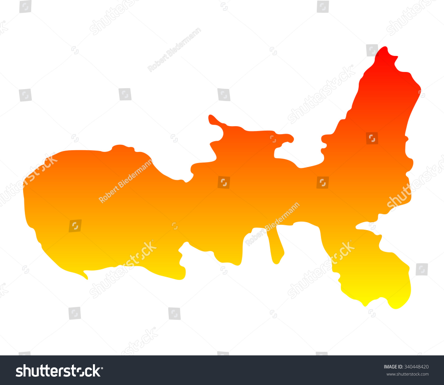 Map Elba Stock Vector (Royalty Free) 340448420 | Shutterstock