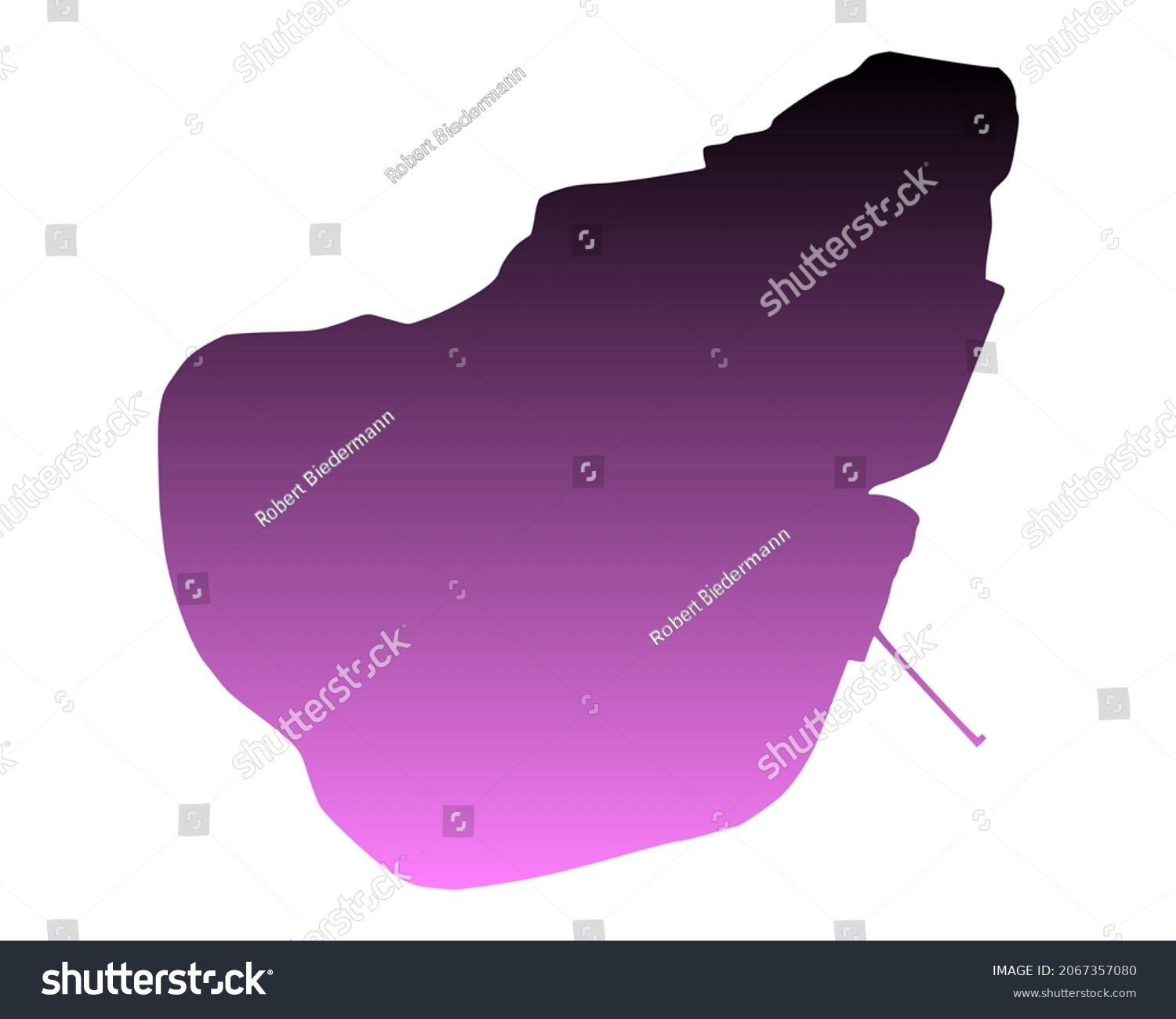 Map Pellworm Vector Illustration Stock Vector (Royalty Free) 2067357080 ...