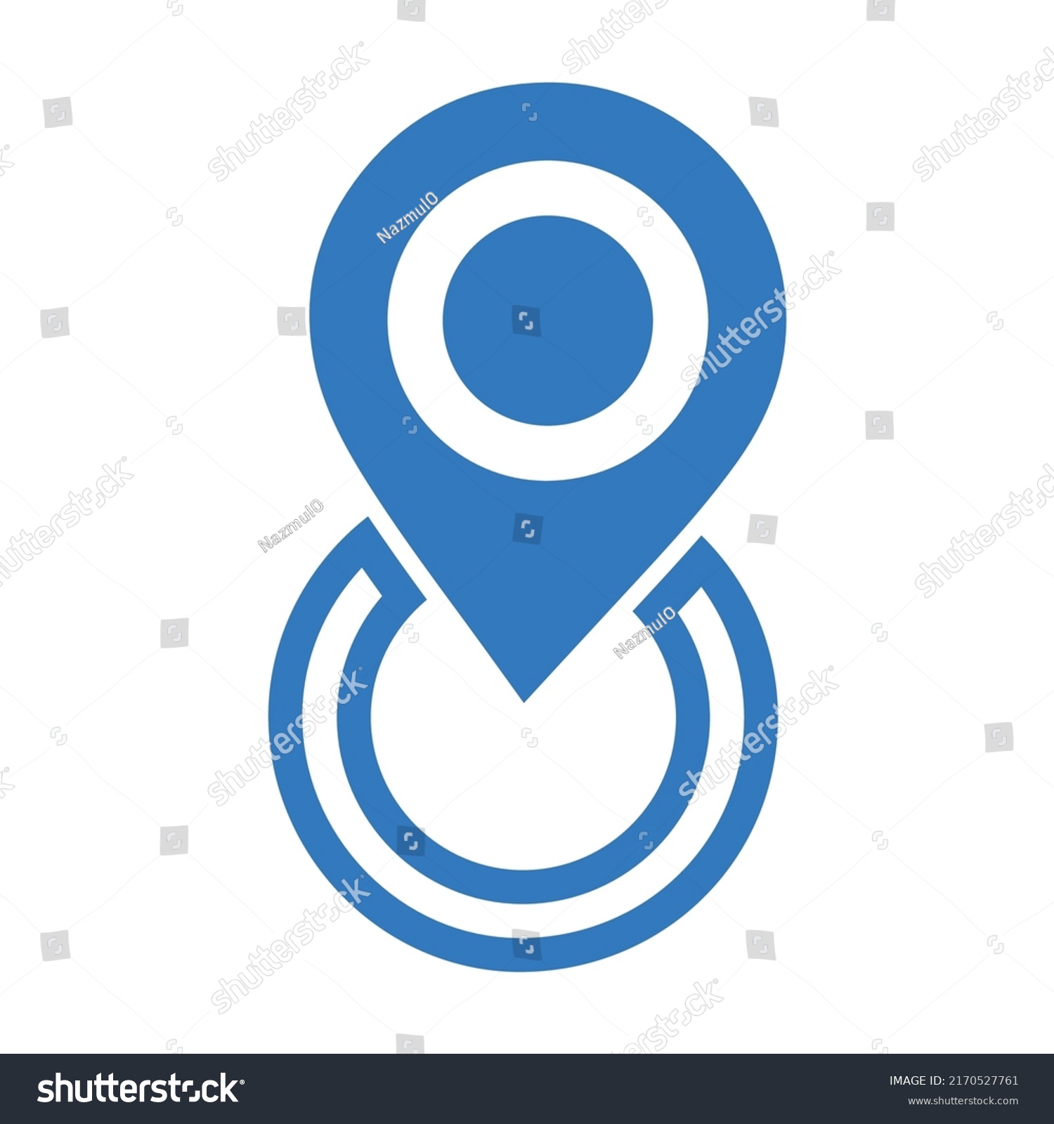 Map Pin Point Icon Stock Vector (Royalty Free) 2170527761 | Shutterstock