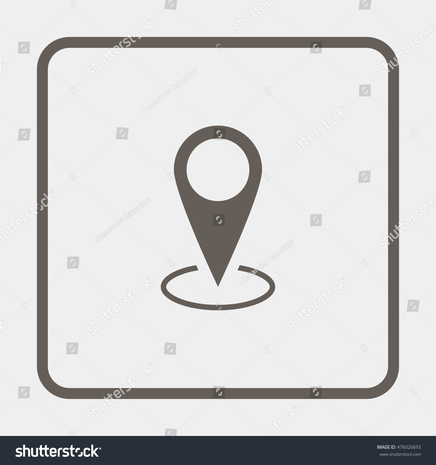 Map Pin Place Marker Icon Stock Vector (Royalty Free) 476026693 ...