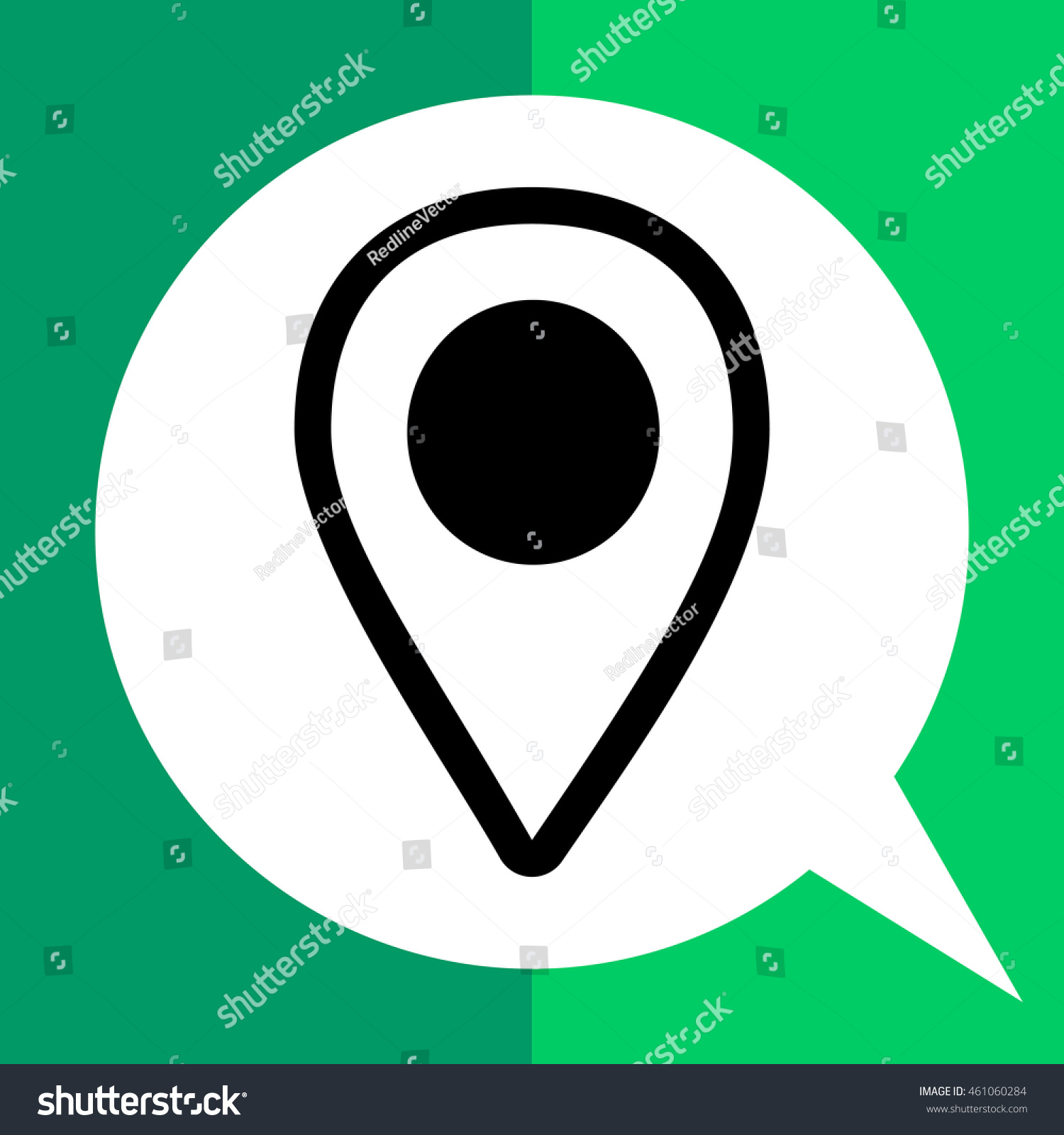 Map Point Simple Icon Stock Vector (Royalty Free) 461060284 | Shutterstock