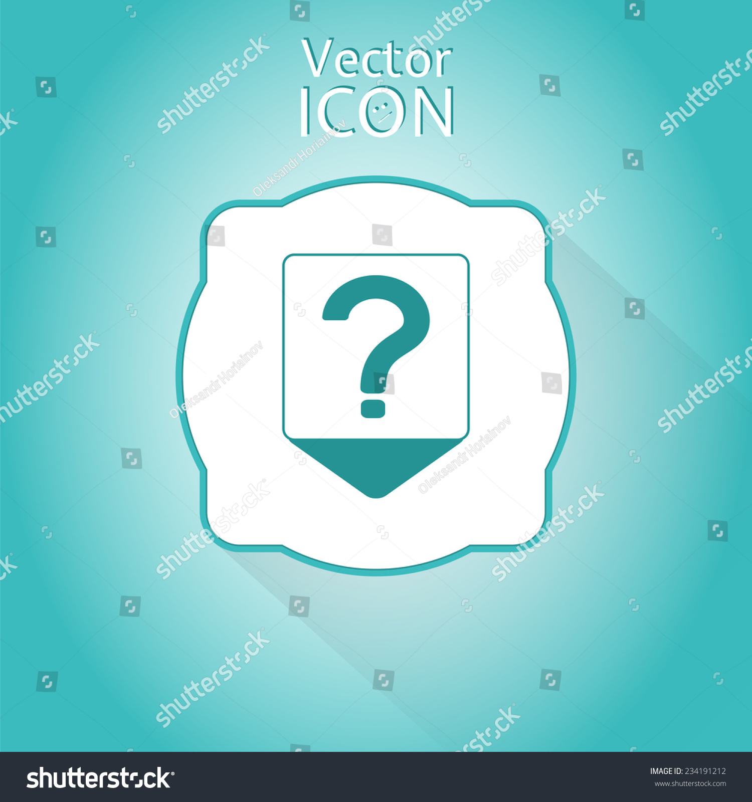 Map Pointer Question Mark Flat Design Stock Vector (Royalty Free ...