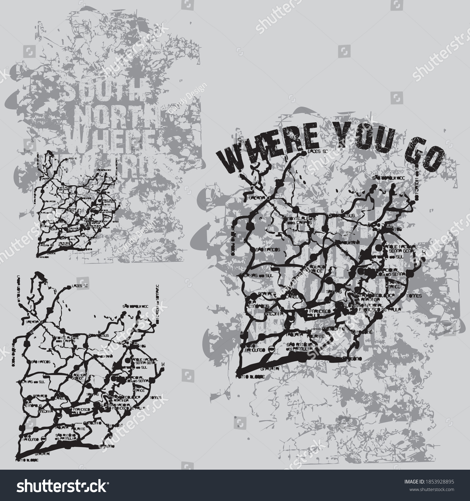Map Texture Background Modern Metro Line Stock Vector (Royalty Free ...