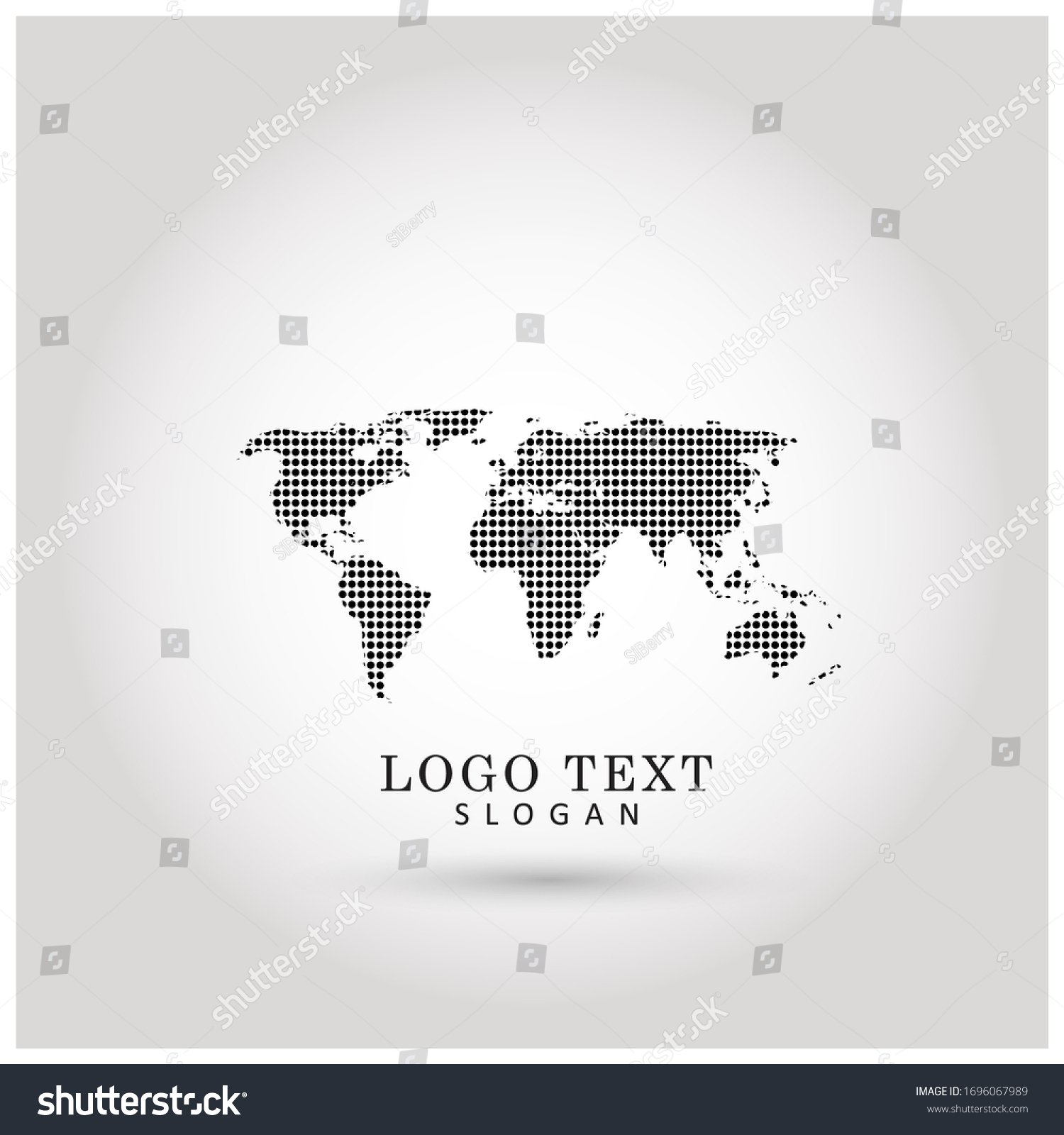 Map World Logo Symbol Icon Vector Stock Vector (Royalty Free) 1696067989