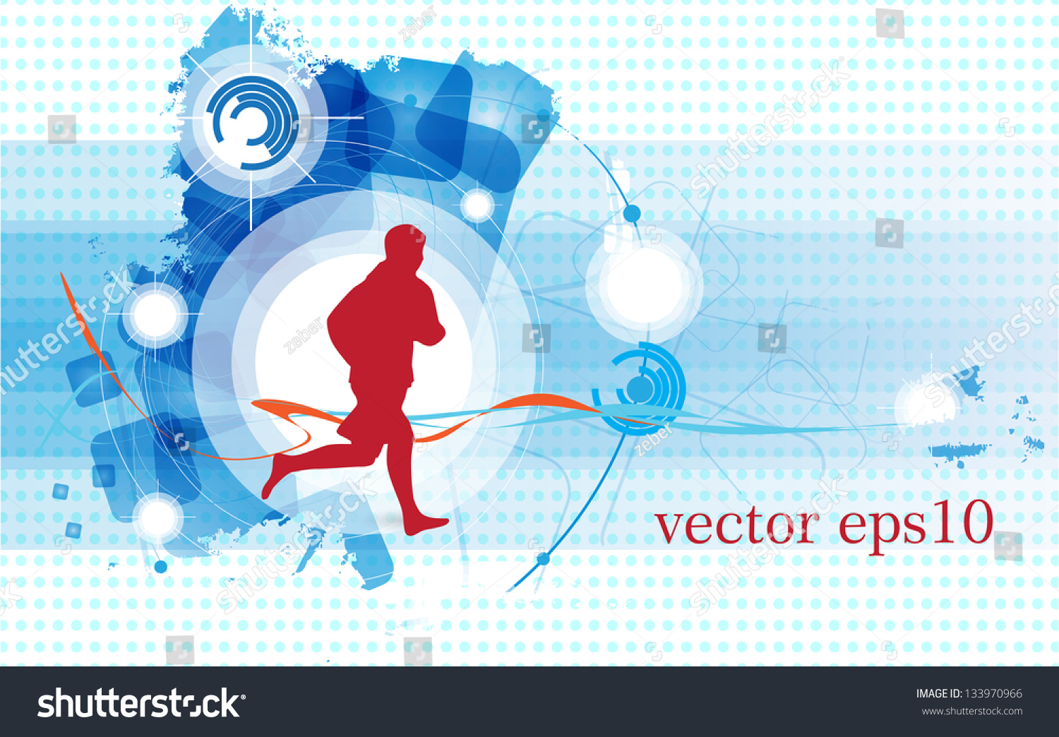 Marathon Sport Illustration Vector Stock Vector (Royalty Free ...