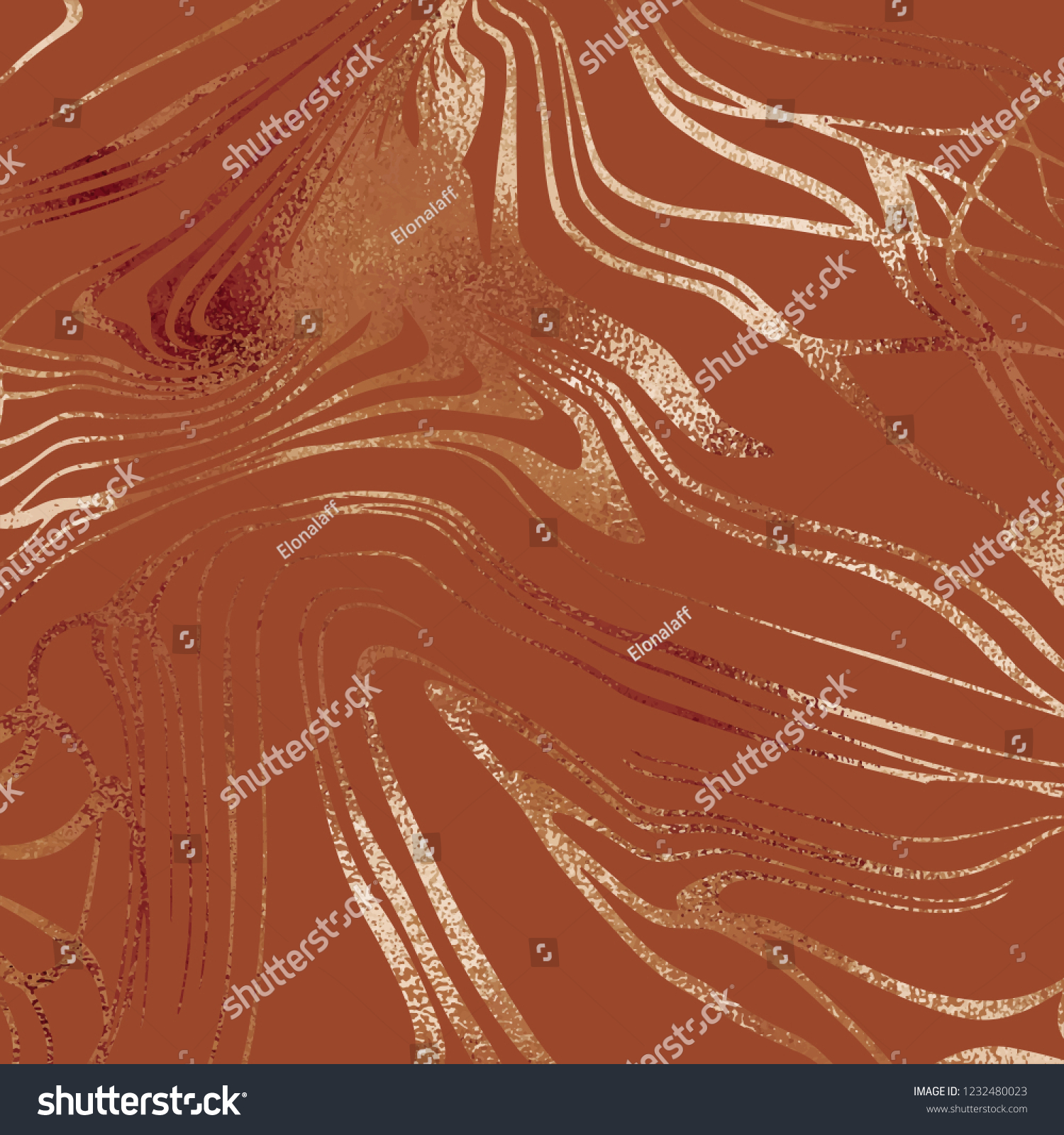 Marble Copper Glossy Effect Elegant Vector Stock Vector (Royalty Free ...