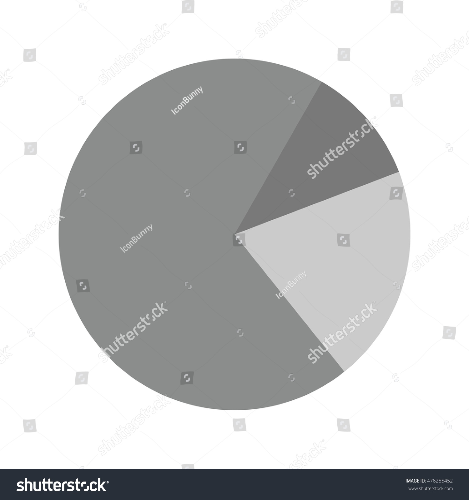 Market Pie Chart: vector de stock (libre de regalías) 476255452 ...