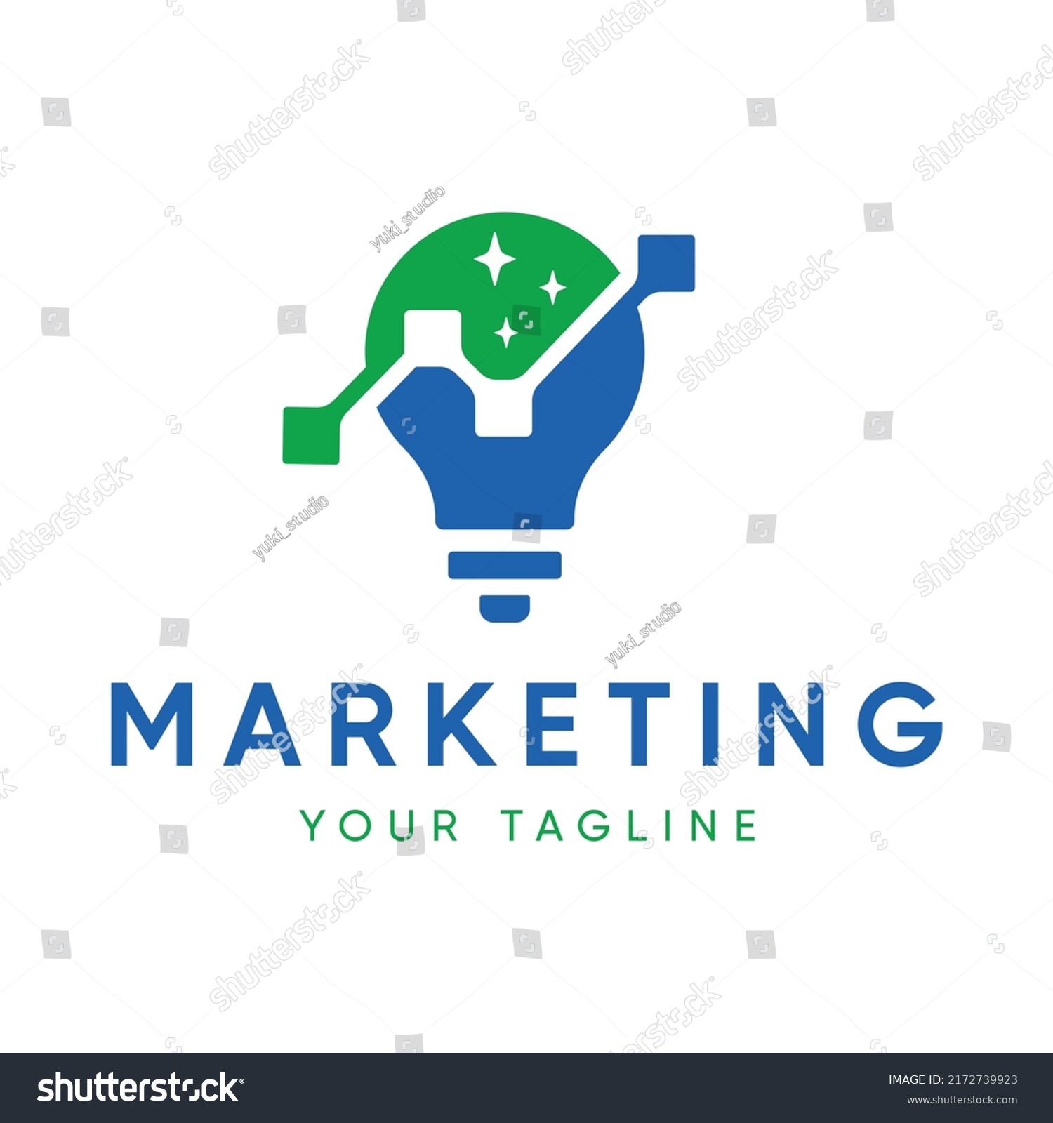 Marketing Logo Vector Designs Template Stock Vector (Royalty Free ...
