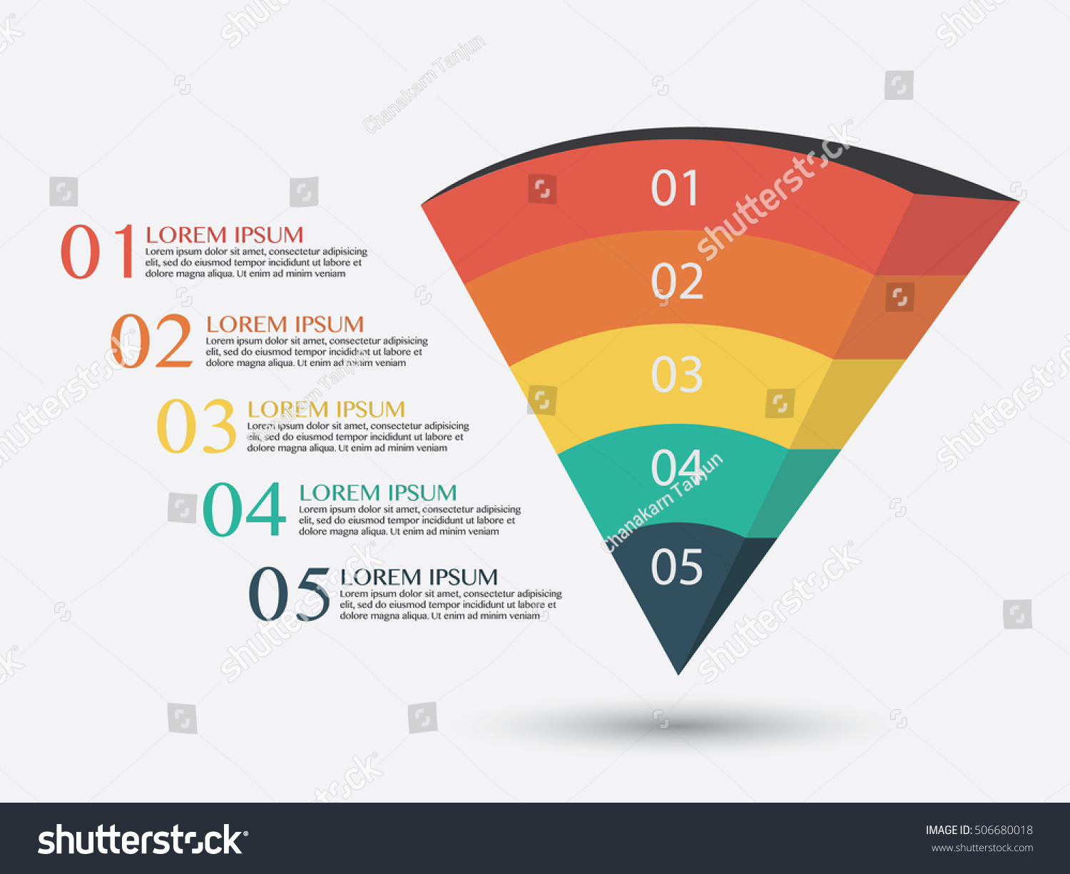 Marketing Pyramid Vector Infographic Stock Vector (Royalty Free ...