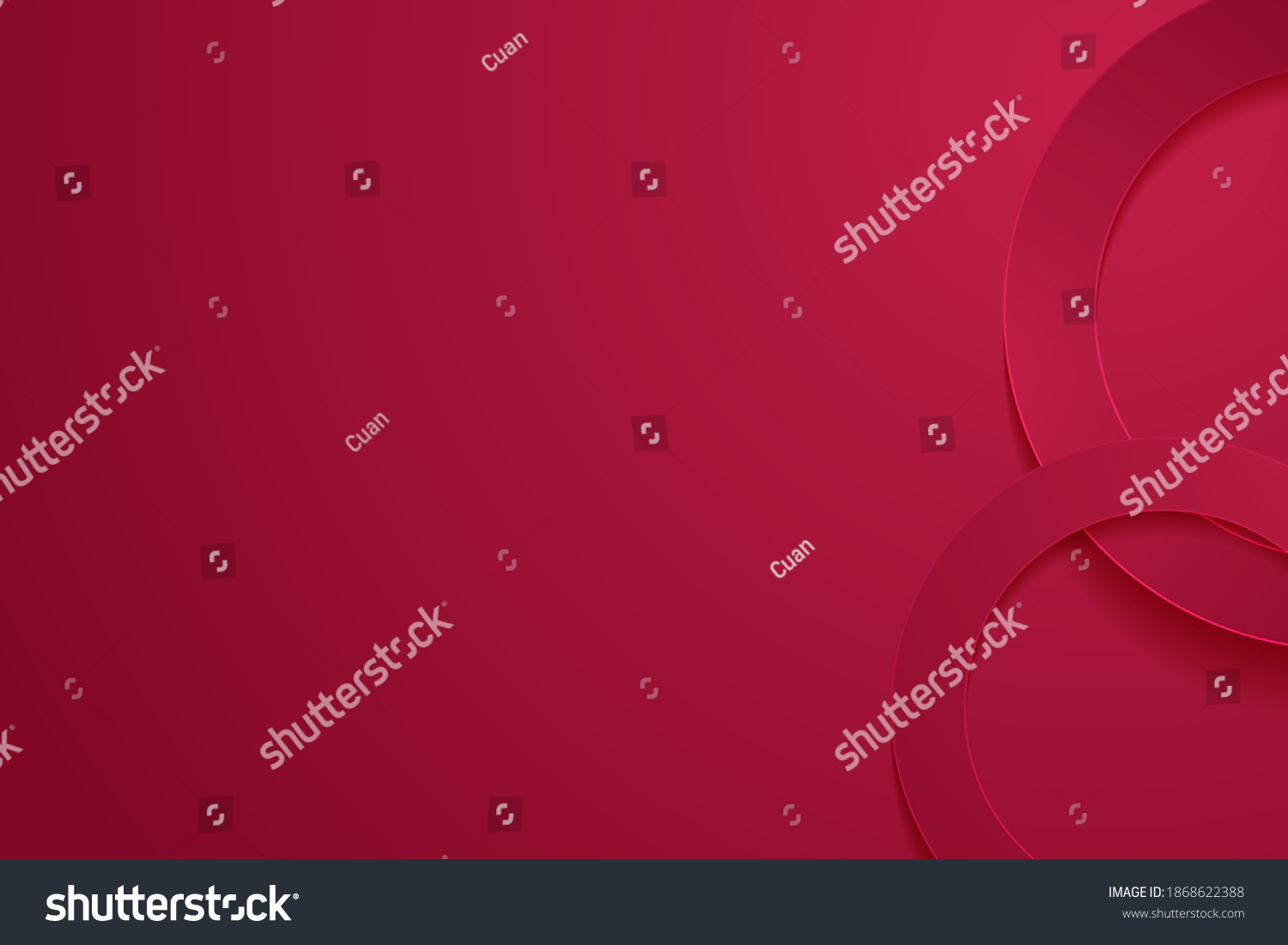 Maroon Backgrounds 3d Circle Papercut Layer Stock Vector (Royalty Free ...