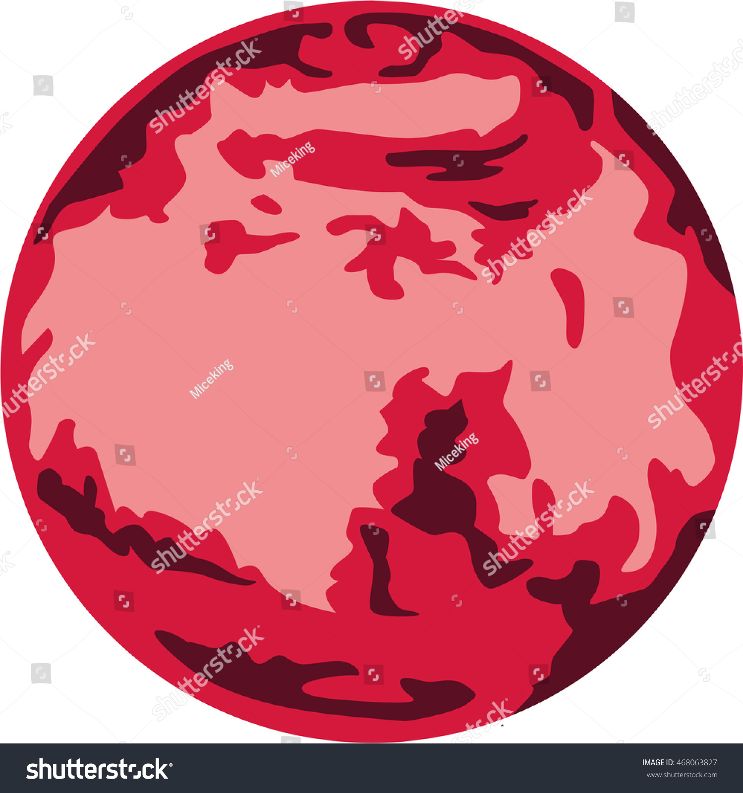 Mars Symbol Stock Vector (Royalty Free) 468063827