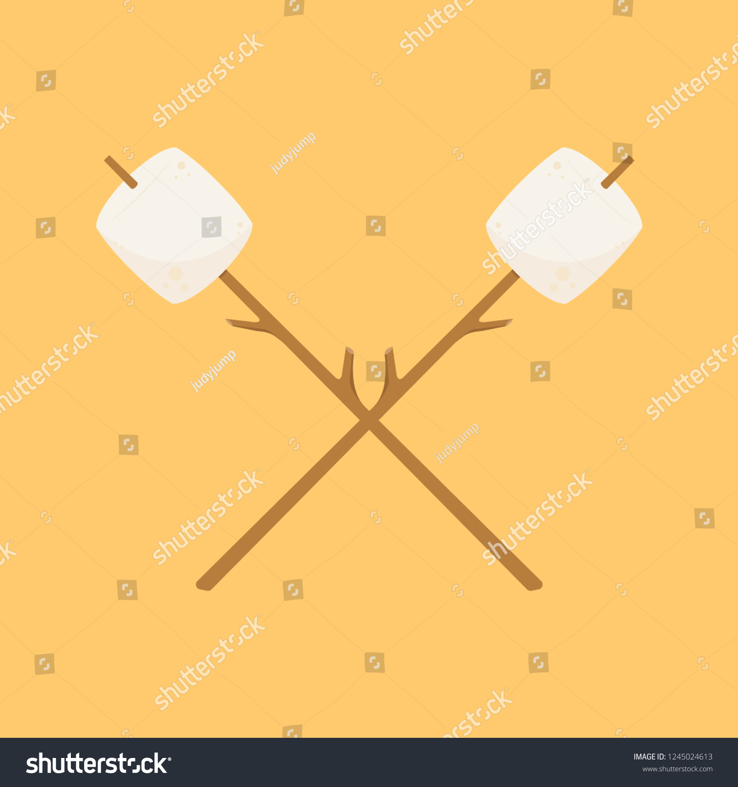 Marshmallow Logo Design Symbol Stock Vector (Royalty Free) 1245024613