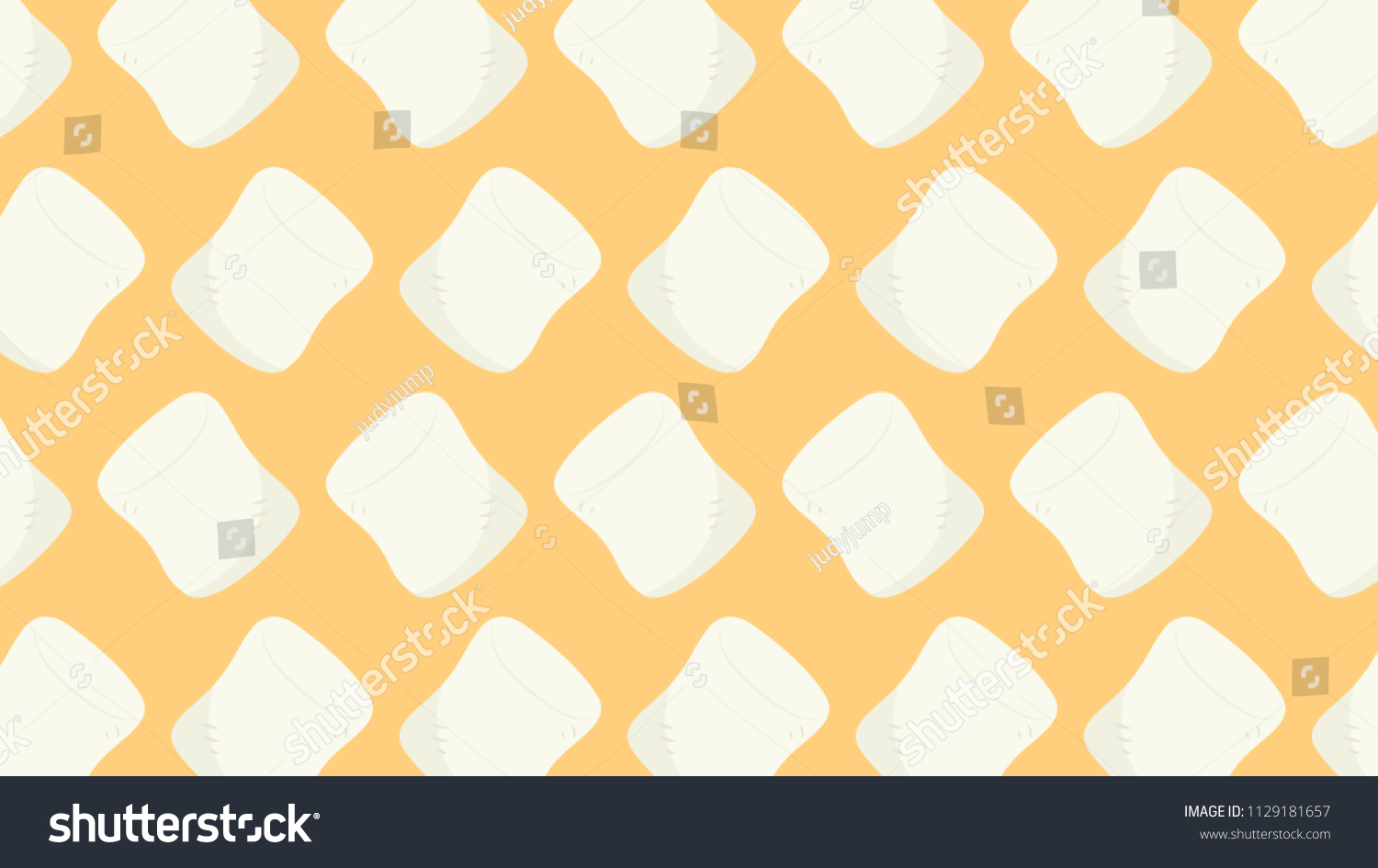 Marshmallow Pattern Vector Free Space Text Stock Vector (Royalty Free ...