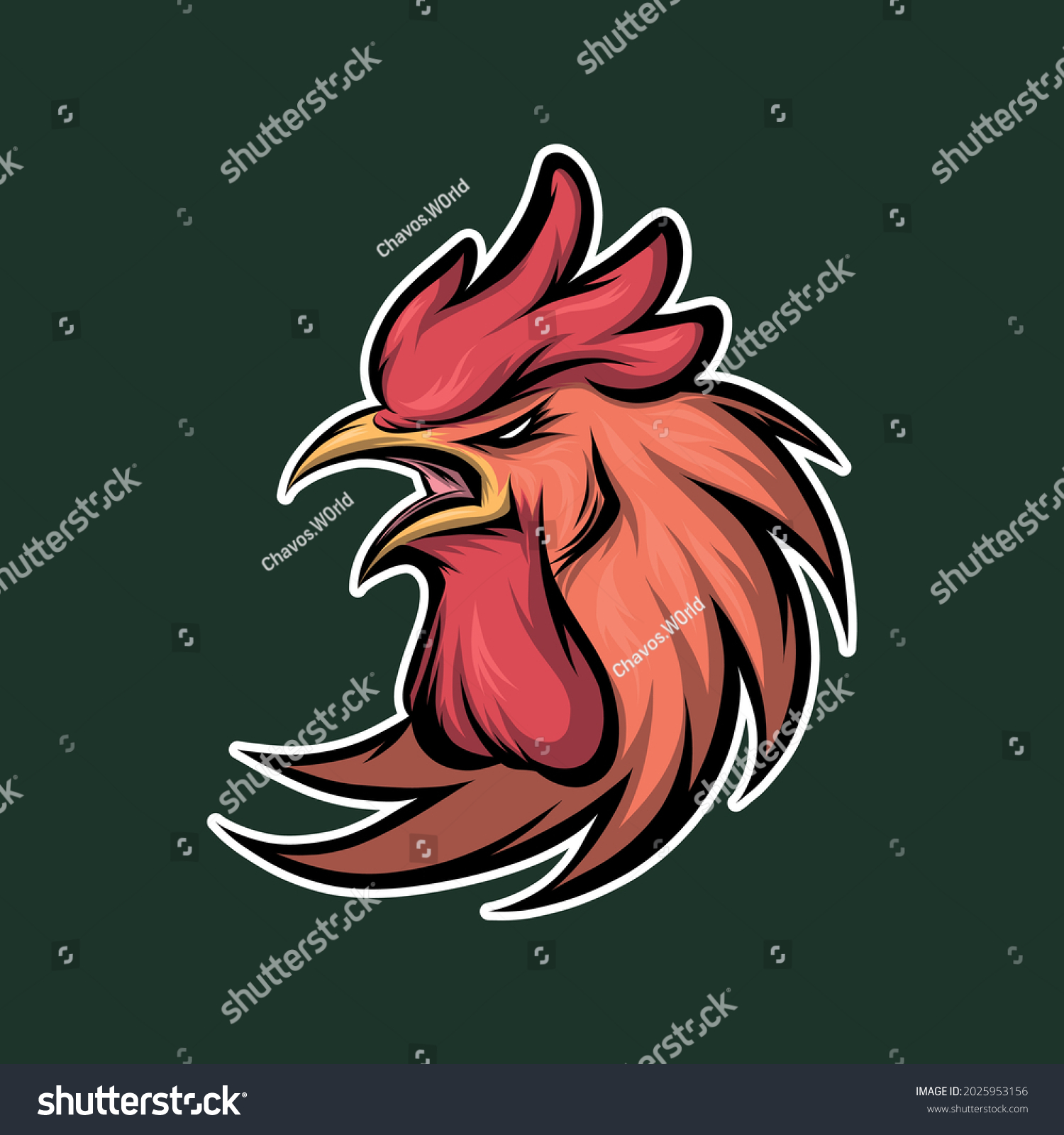 Mascot Logo Design Premium Vector Stock Vector (Royalty Free ...
