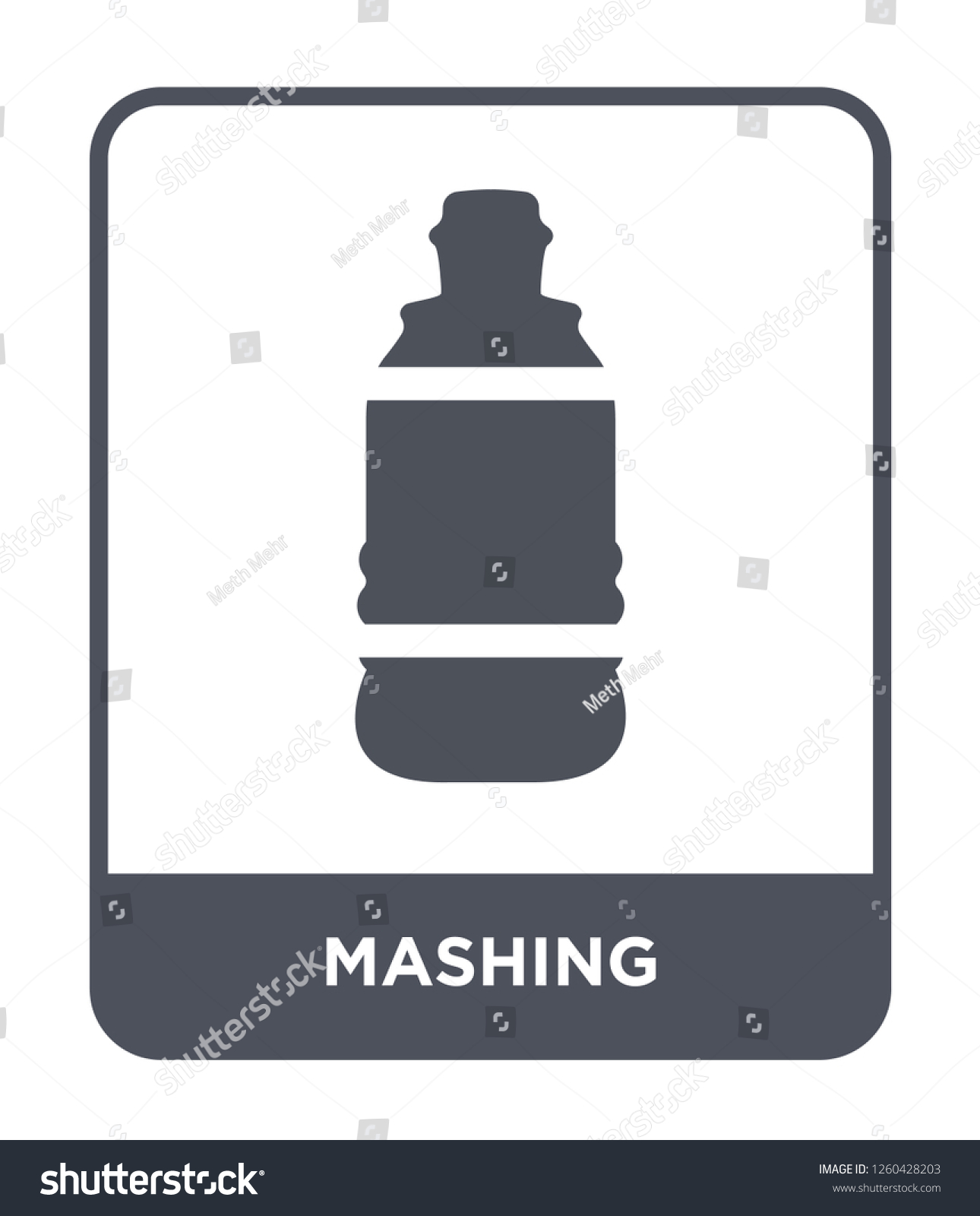 Mashing Icon Vector On White Background Stock Vector (Royalty Free ... Mashing Icon Vector On White Background Stock Vector (Royalty Free ...