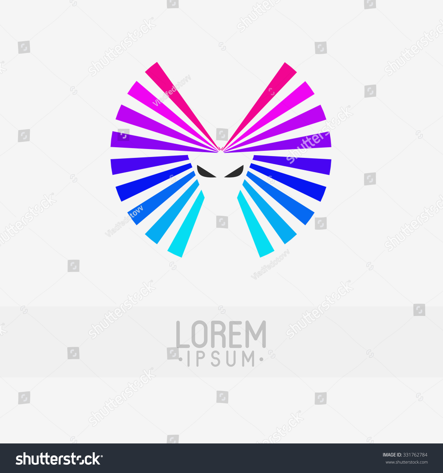 Mask Logo Design Stock Vector (Royalty Free) 331762784