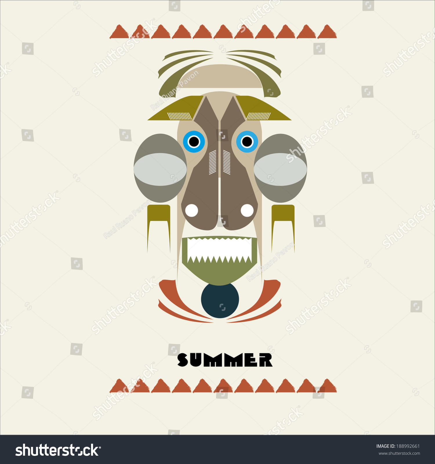 Mask Vector Art Stock Vector (Royalty Free) 188992661 | Shutterstock
